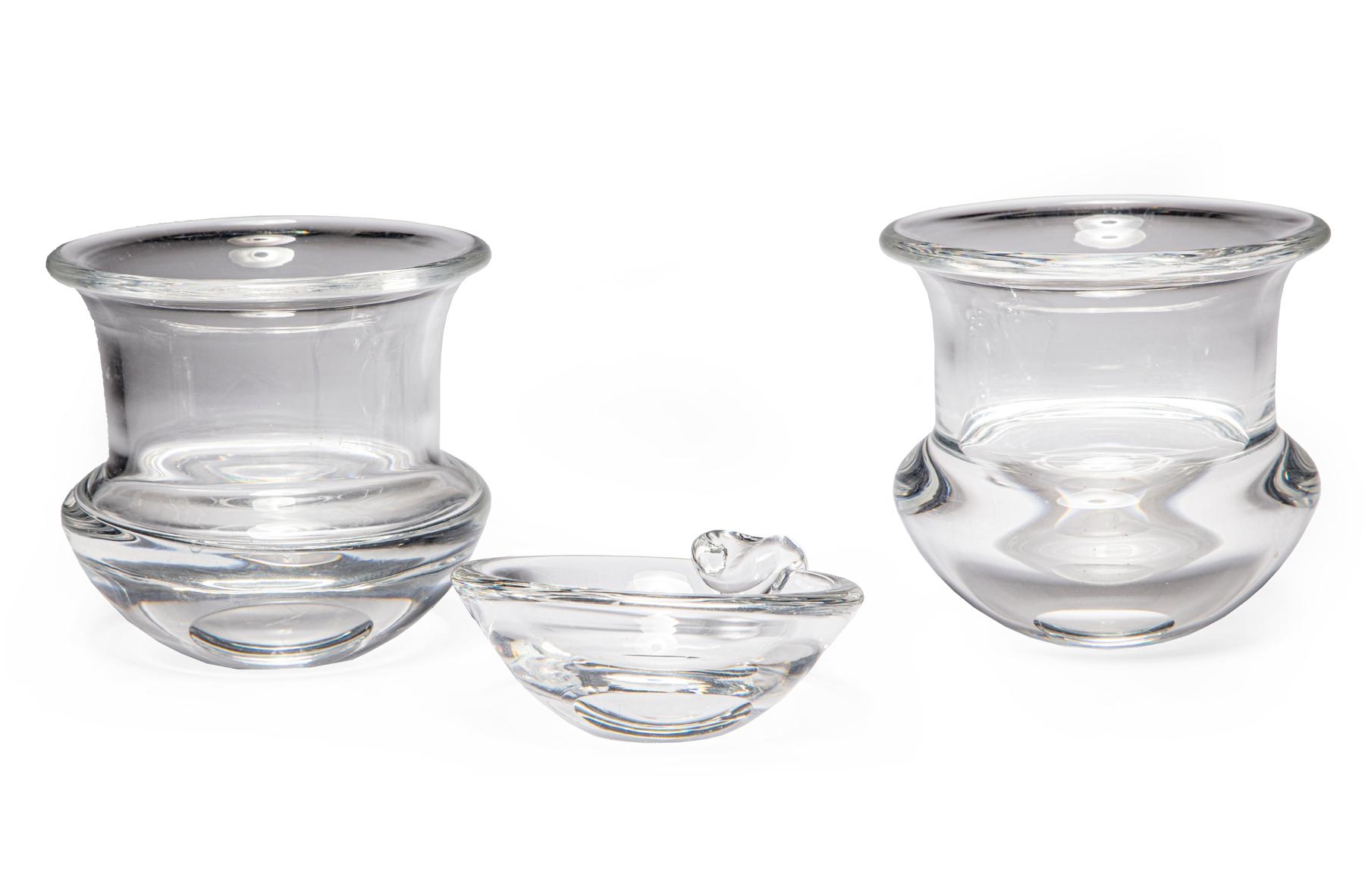 Steuben Glass | Group of Three Steuben Glass Items | MutualArt