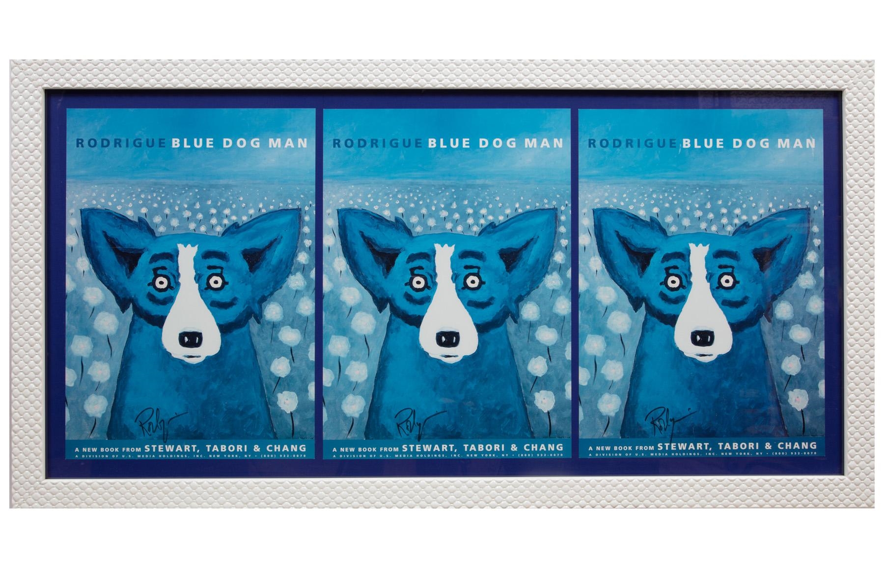 George Rodrigue | Three George Rodrigue Blue Dog Man Book Posters (1999 ...