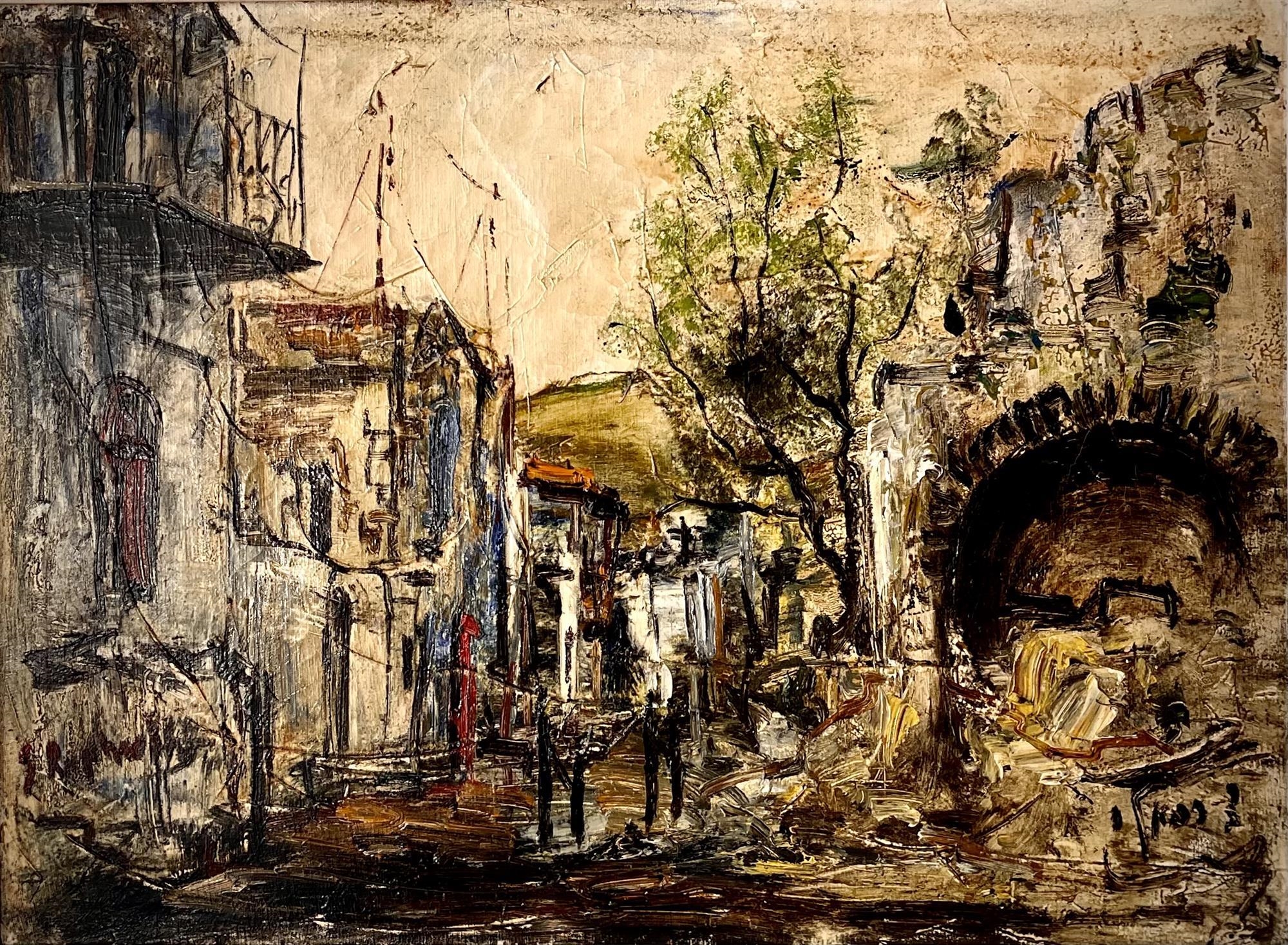 Zvi Raphaeli | Street scene | MutualArt