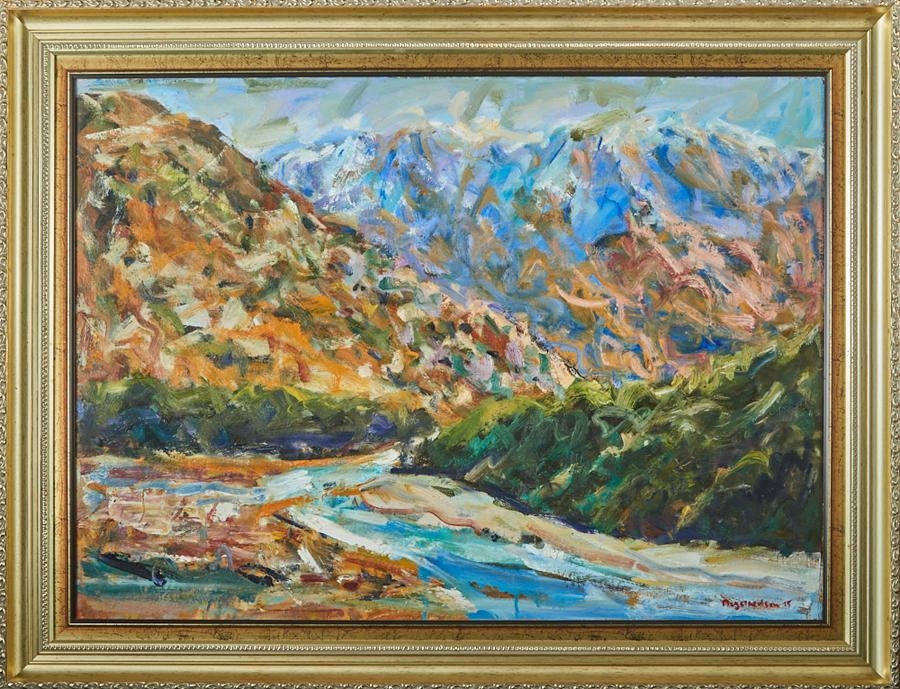 Nigel Wilson | Central Otago Landscape (1995) | MutualArt