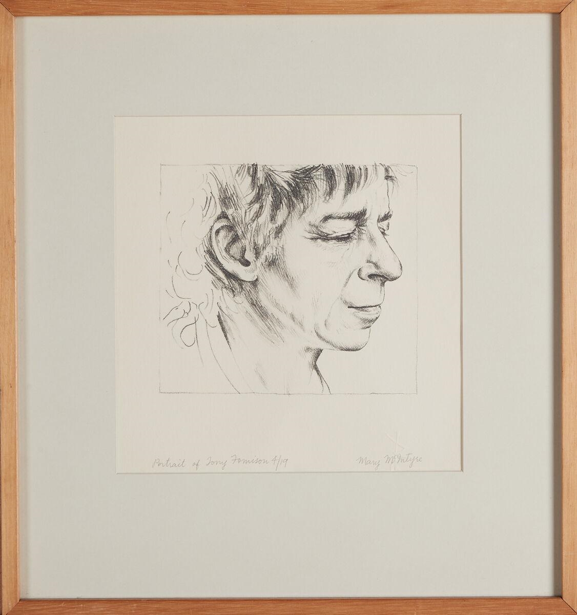 Mary McIntyre | Portrait of Tony Fomison | MutualArt