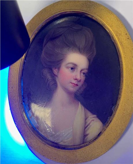 Henry Bone | Portrait miniature of Mary Manners-Sutton (née Thoroton ...