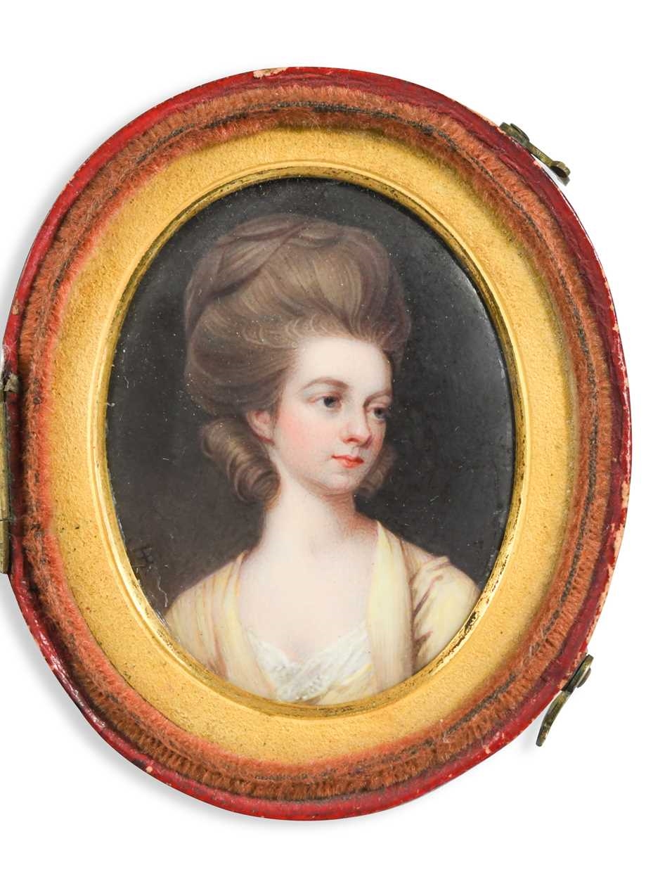Henry Bone | Portrait miniature of Mary Manners-Sutton (née Thoroton ...
