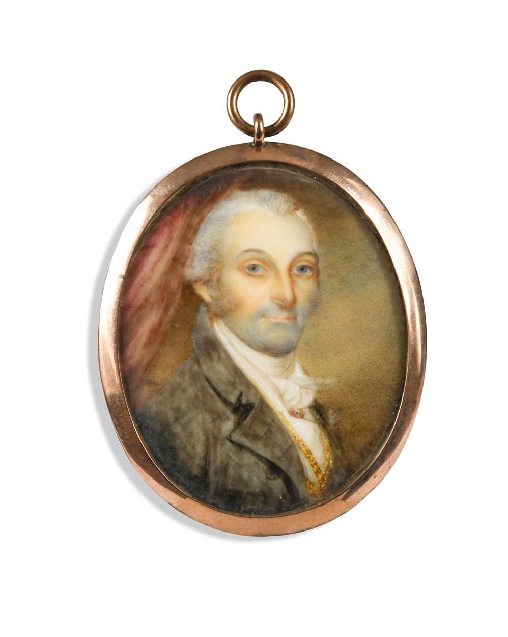 William Grimaldi | Portrait miniature of Sir John Perring, 1st Bt ...