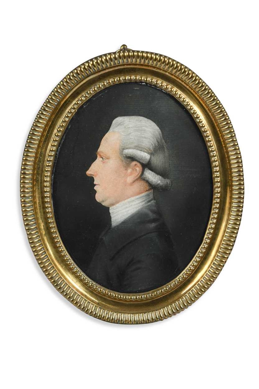 Lucas Bateman | Portrait of Mr Tighe in profile to the left, believed ...