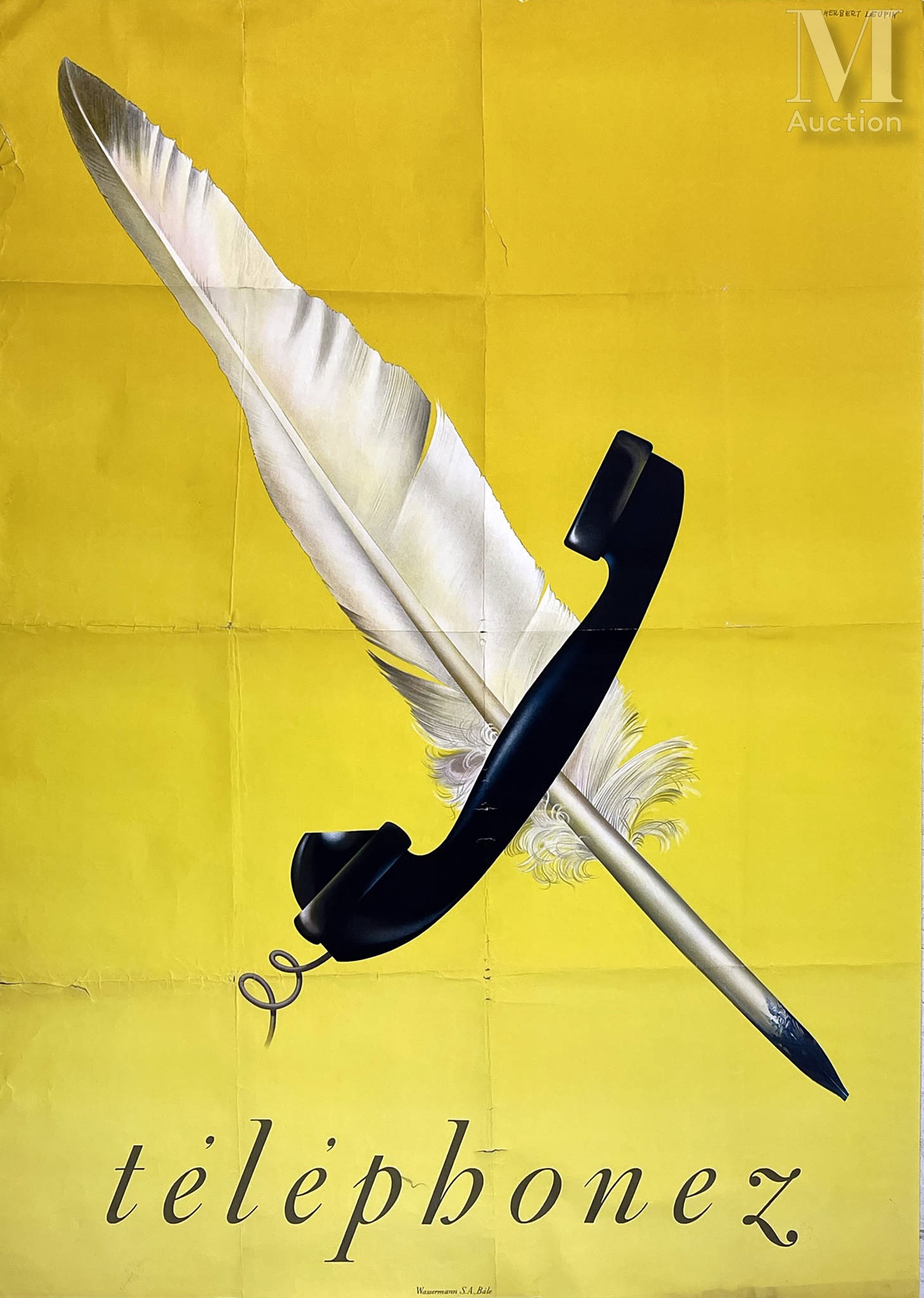 Herbert Leupin | Téléphoner, | MutualArt