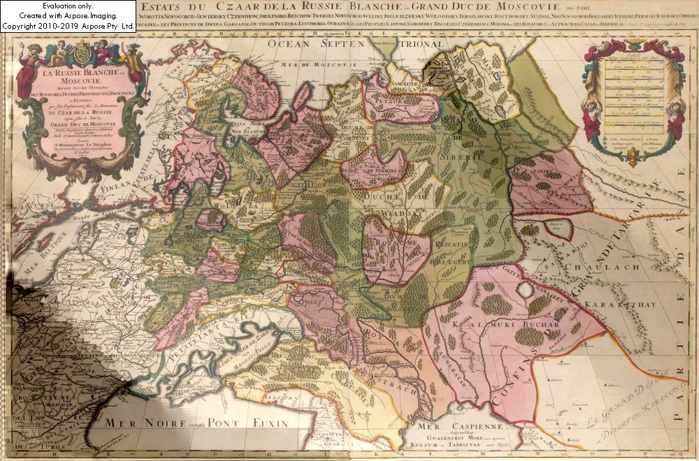 Nicolas Sanson | Map of the Russian Empire | MutualArt