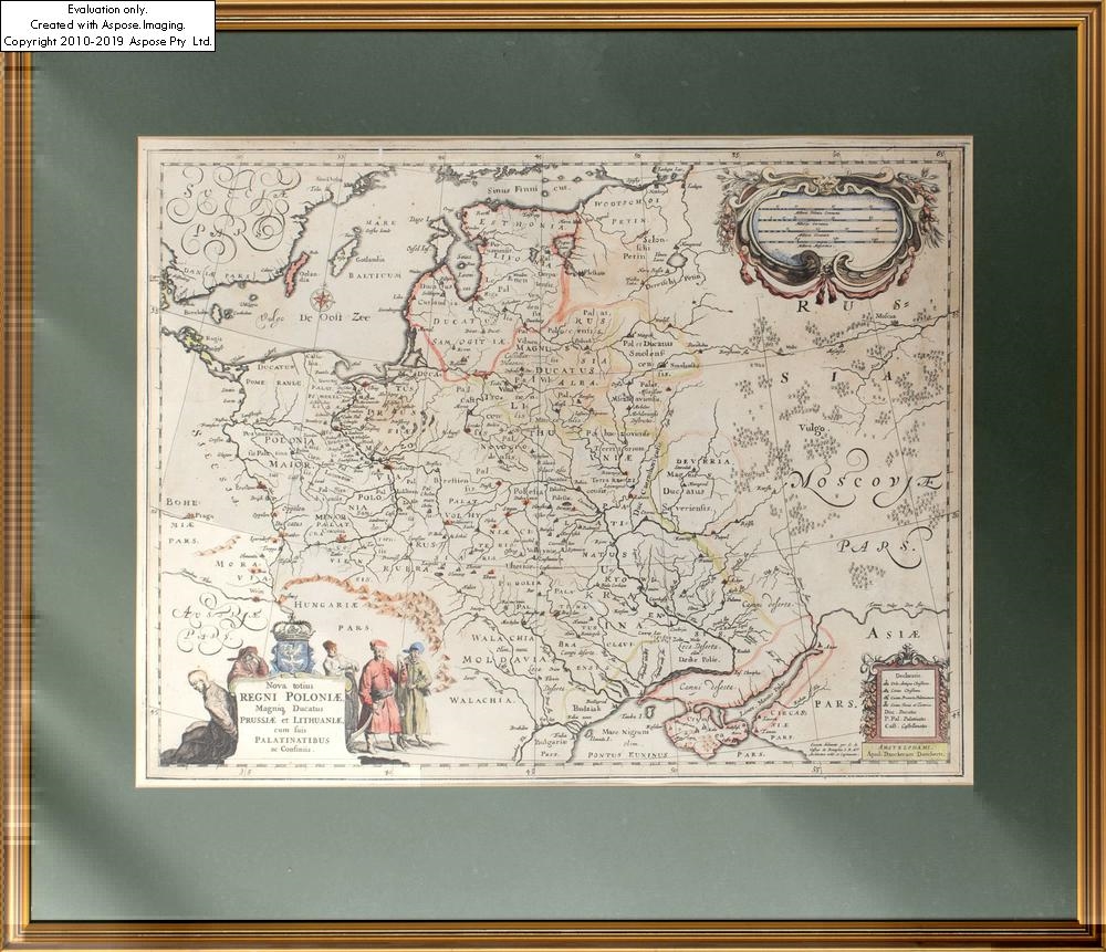 Dancker Danckerts | Map of Poland (1657) | MutualArt