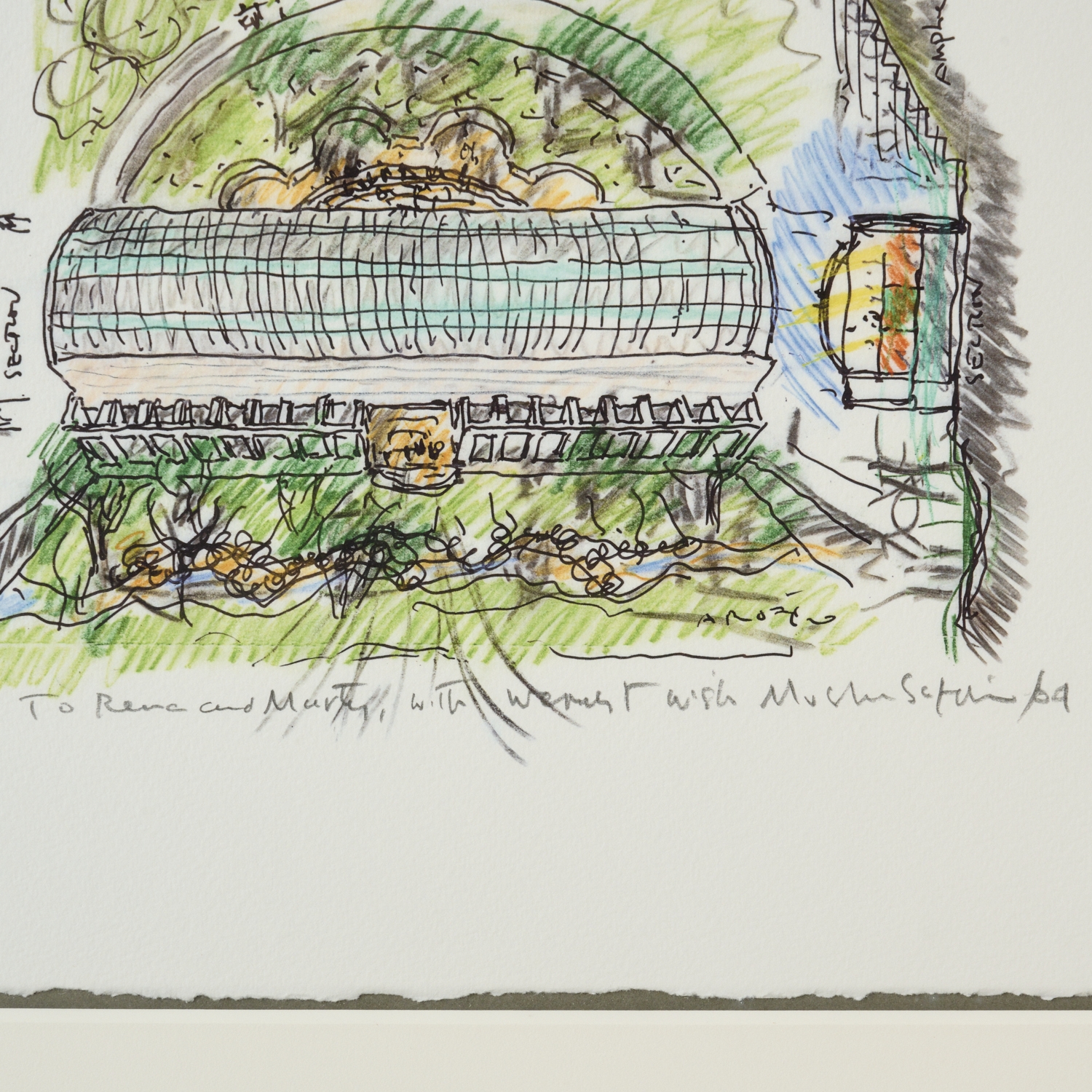 Moshe Safdie | Architectural Drawing (1938) | MutualArt