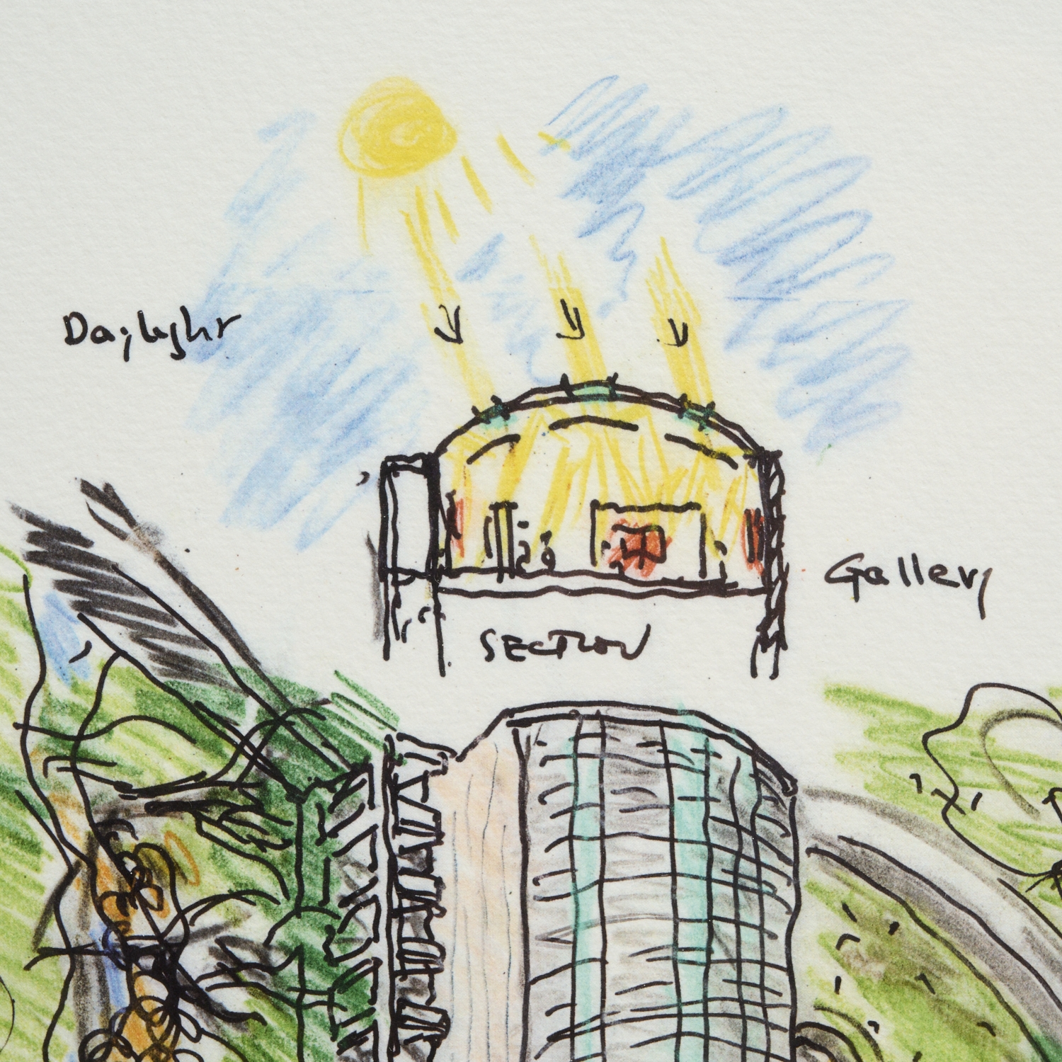 Moshe Safdie | Architectural Drawing (1938) | MutualArt