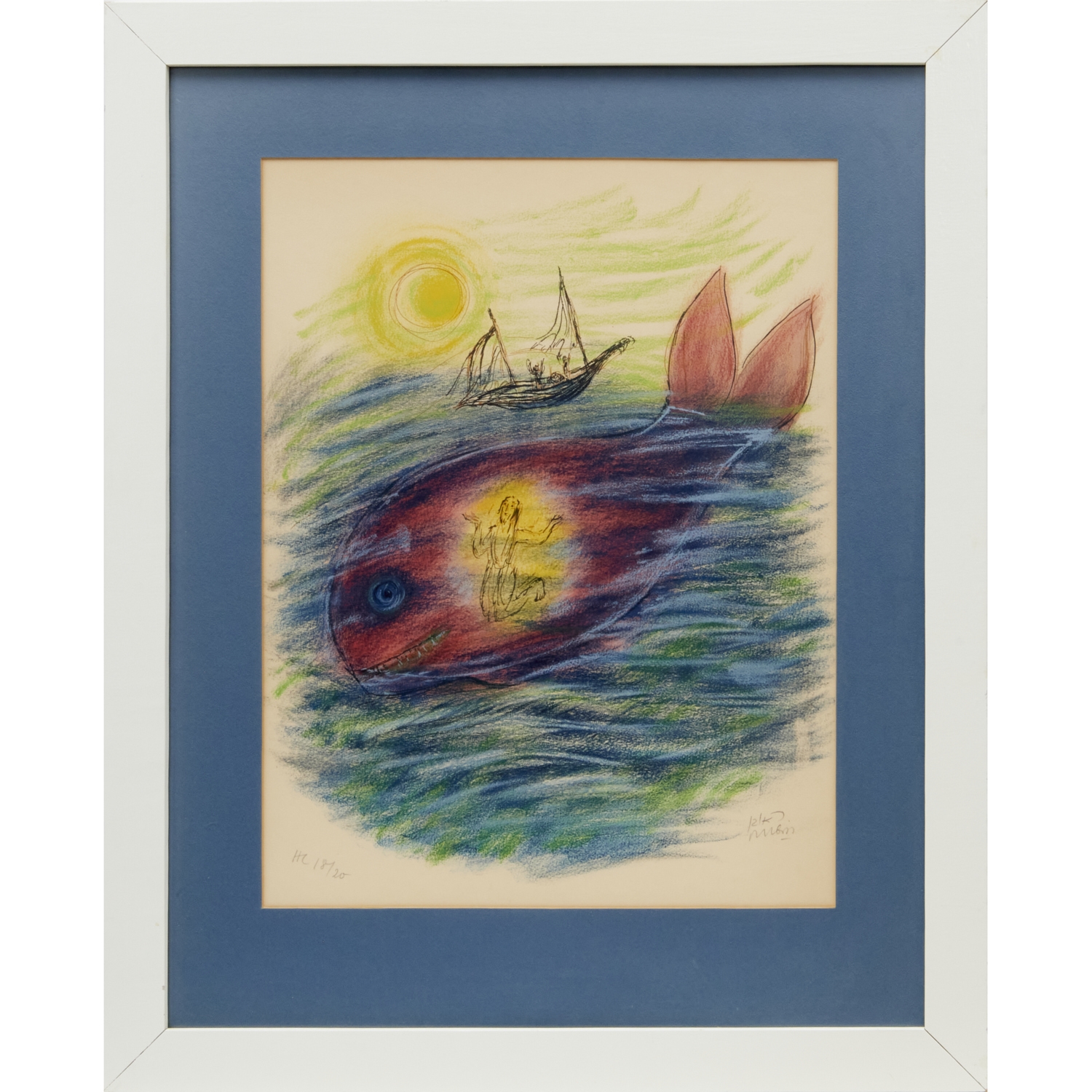 Reuven Rubin | Jonah and the Whale | MutualArt