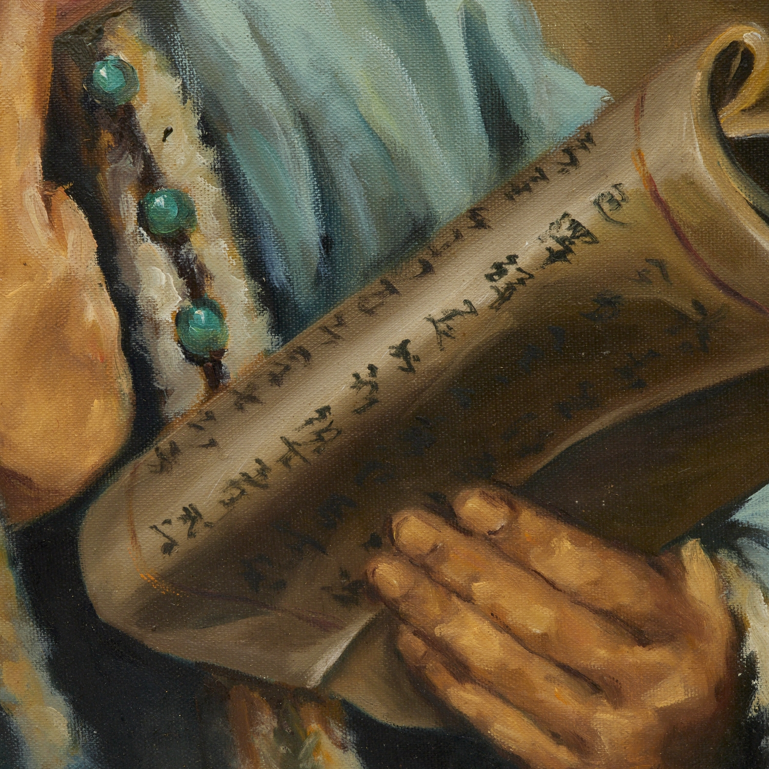 Wai Ming | Portraits of Young Boy in Hat and Girl Reading (1938 ...