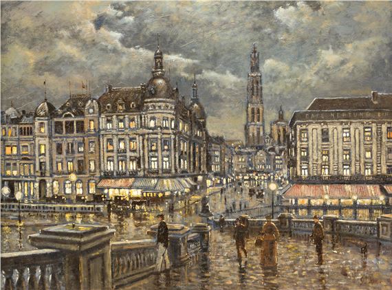 Gerard Johan Staller | Suikerrui at night | MutualArt