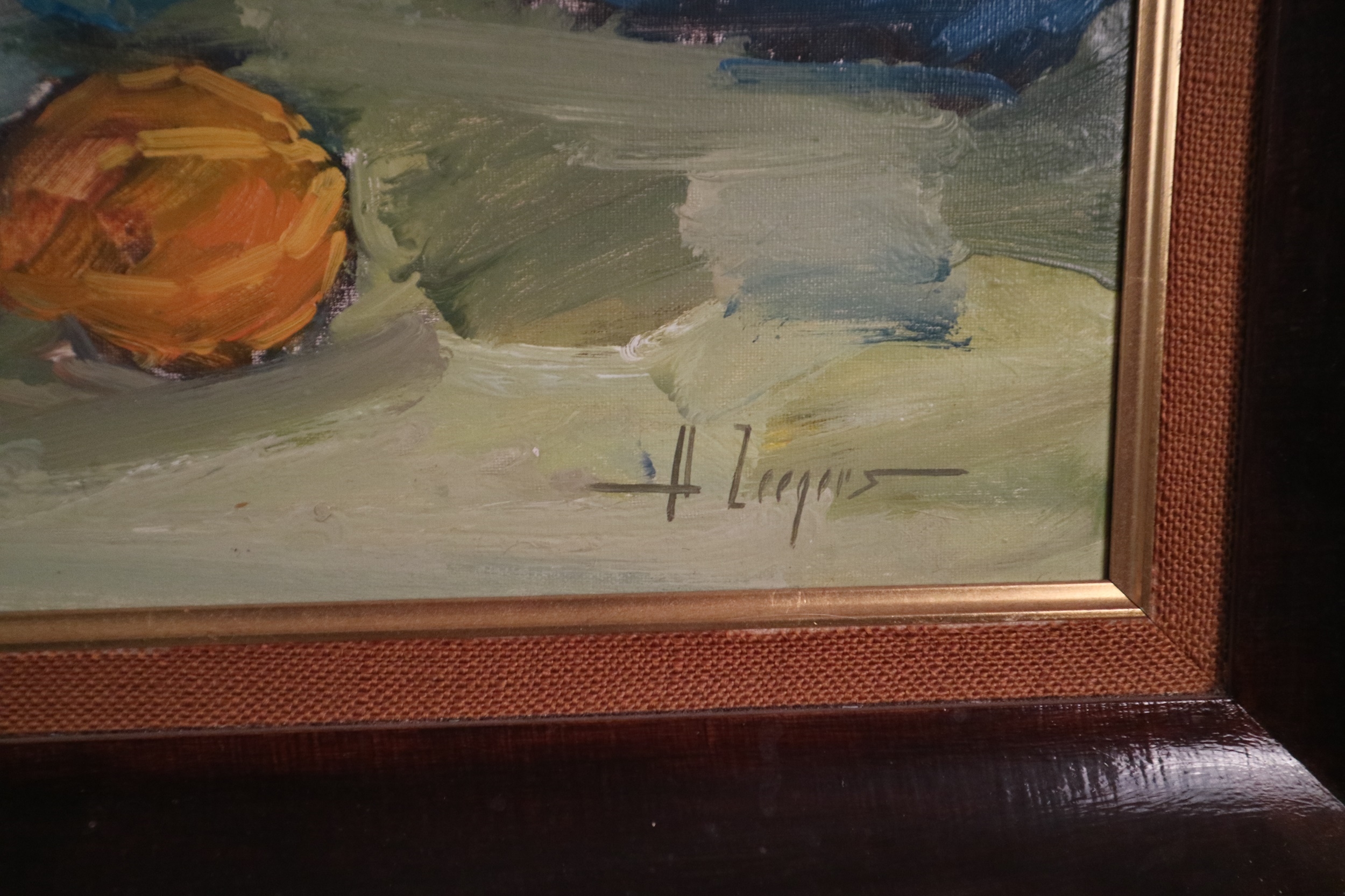 Harry Zeegers | Still Life Study with fruit and flowers | MutualArt