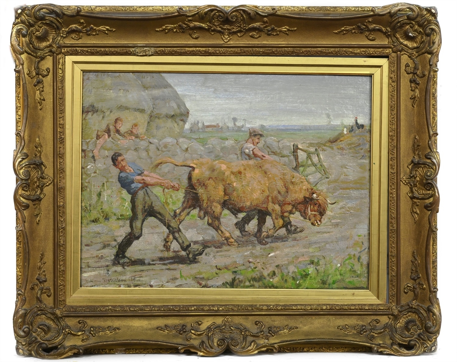 Joseph Denovan Adam | THE TROUBLESOME YOUNG BULL | MutualArt