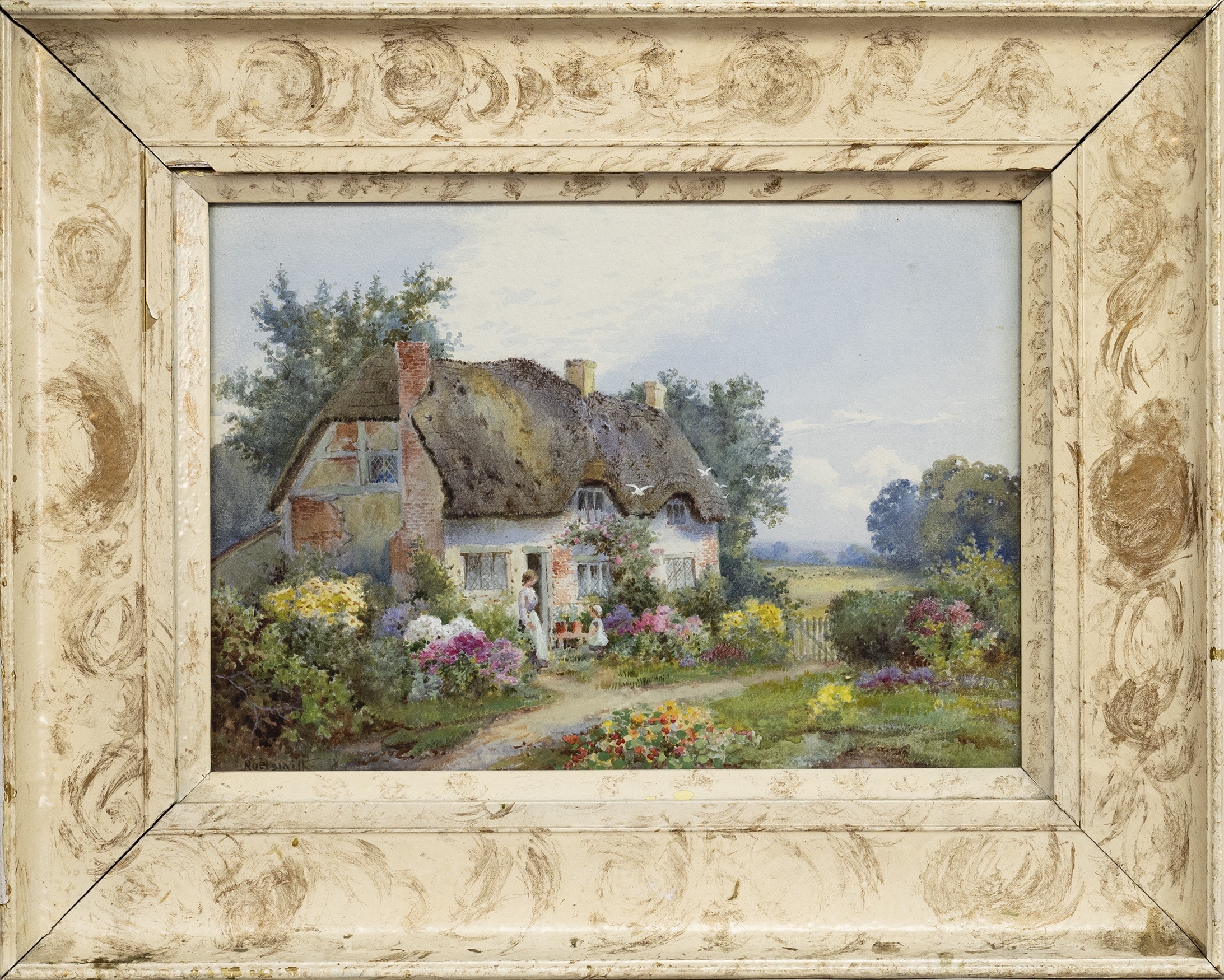 Thomas Noel Smith | COTTAGE WITH MOTHER AND CHILD | MutualArt