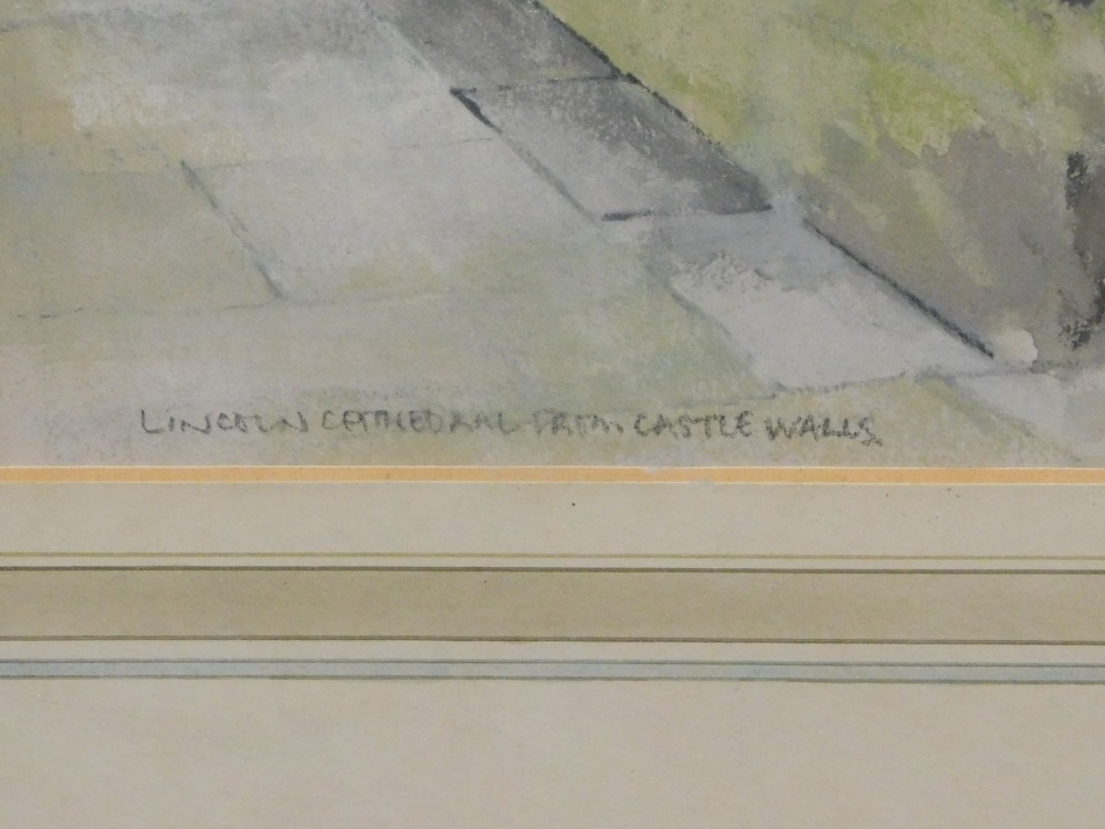 Keith Roper | Lincoln Cathedral with Castle Walls | MutualArt