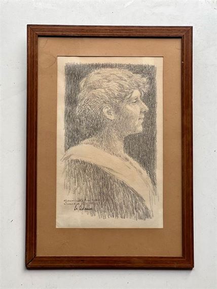 Henri Eugène Augustin le Sidaner | Portrait of a woman in profile ...