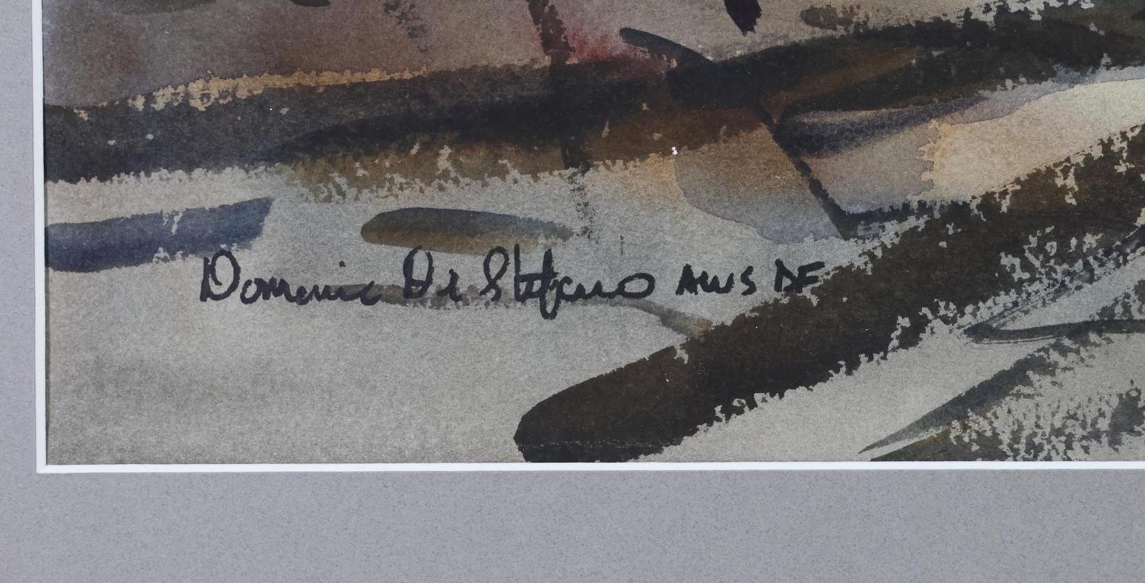 Dominic DiStefano | Harbor scene with sailboats | MutualArt