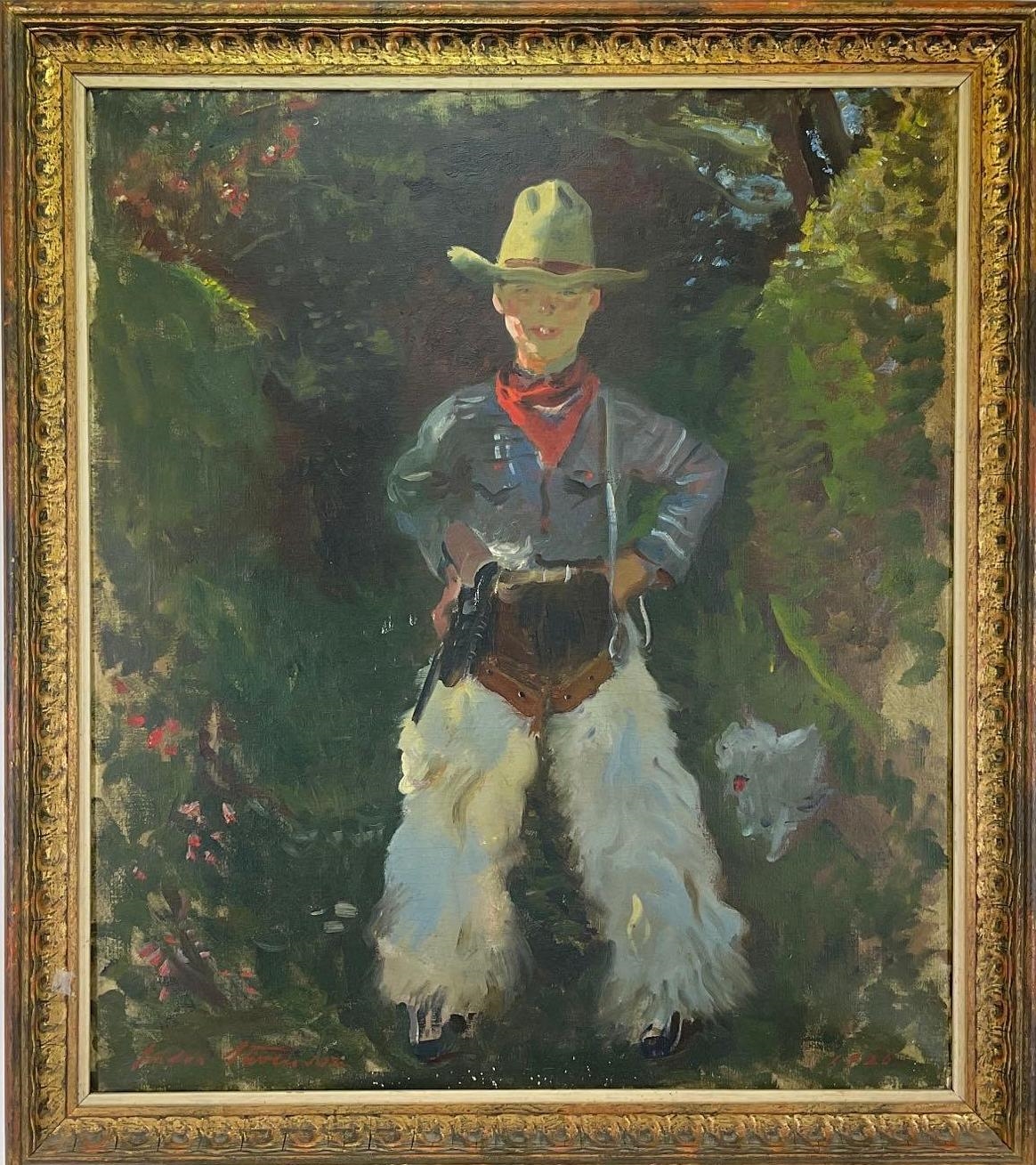 Gordon Stevenson | Portrait of a young boy dressed as a cowboy (1926 ...