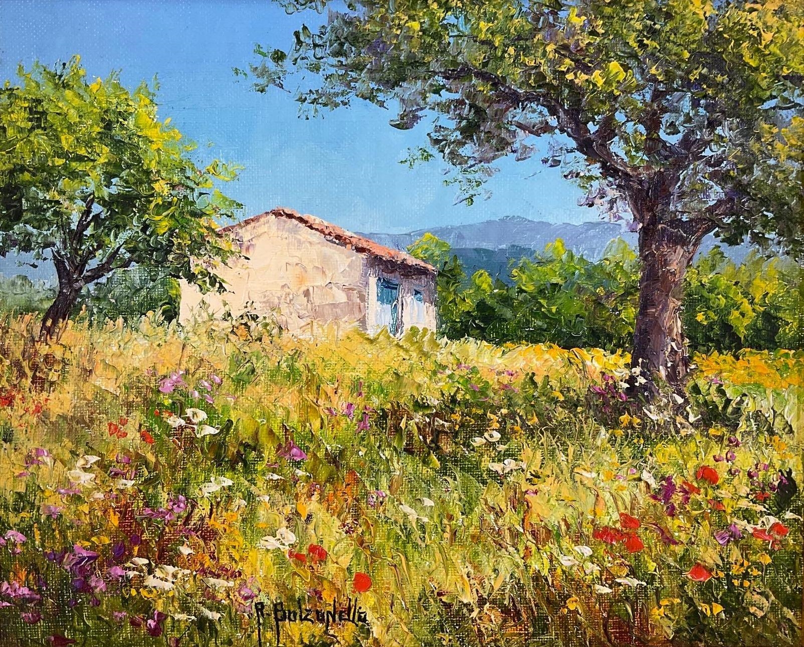 Roger Bolzonello | Lush meadow landscape | MutualArt