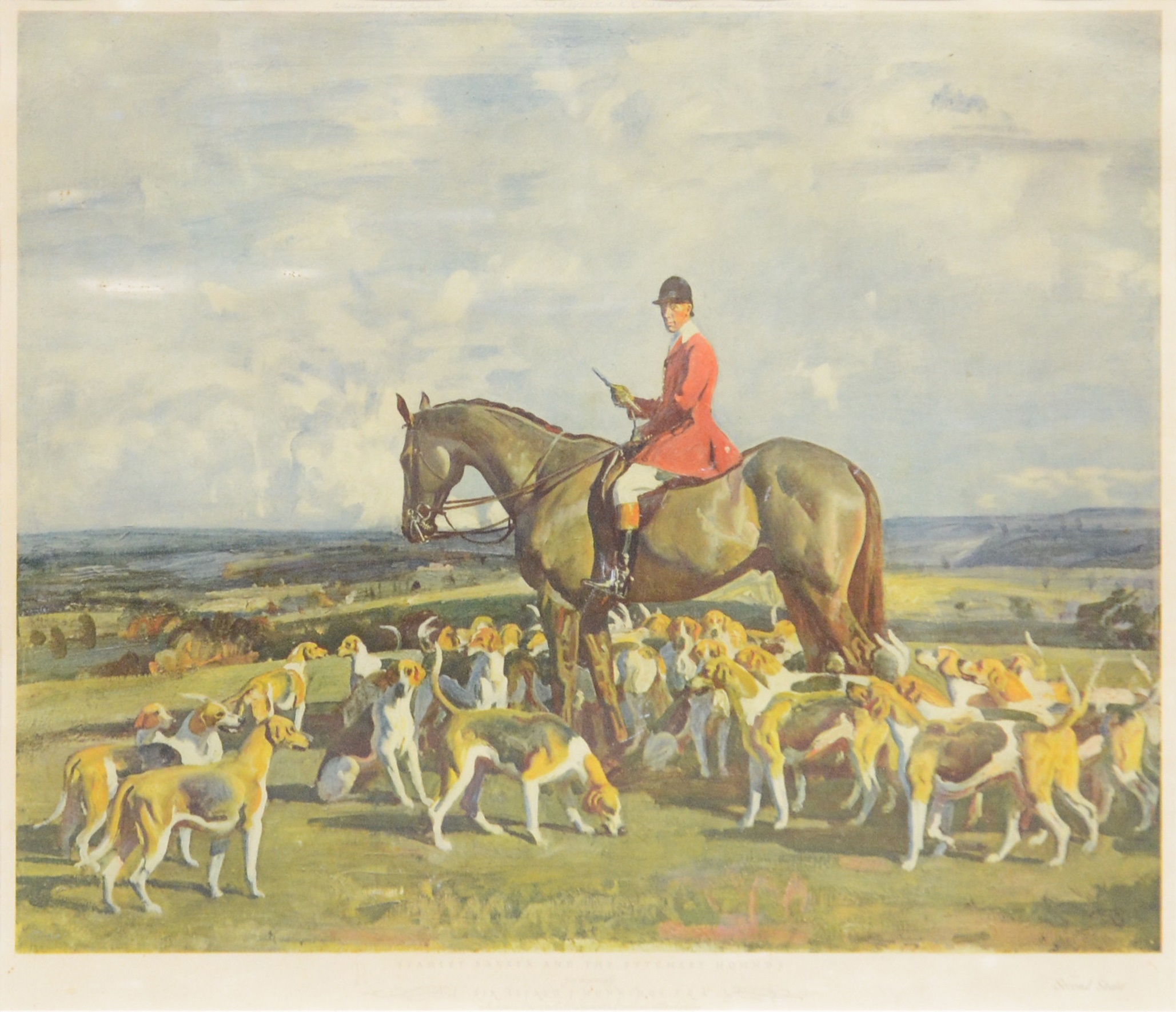 Sir Alfred James Munnings | The Belvoir Hunt - Point to Point Meeting ...
