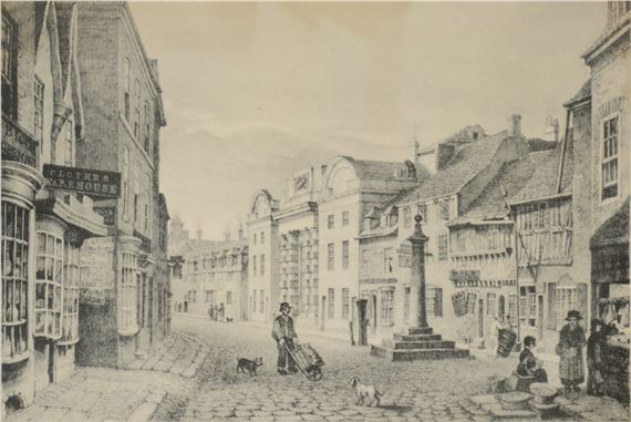 John Flower | five prints of old Leicester | MutualArt