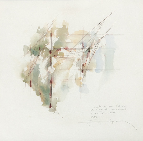 Fernando Zóbel | Ventana del Palacio de Cristal en verano (31) | MutualArt