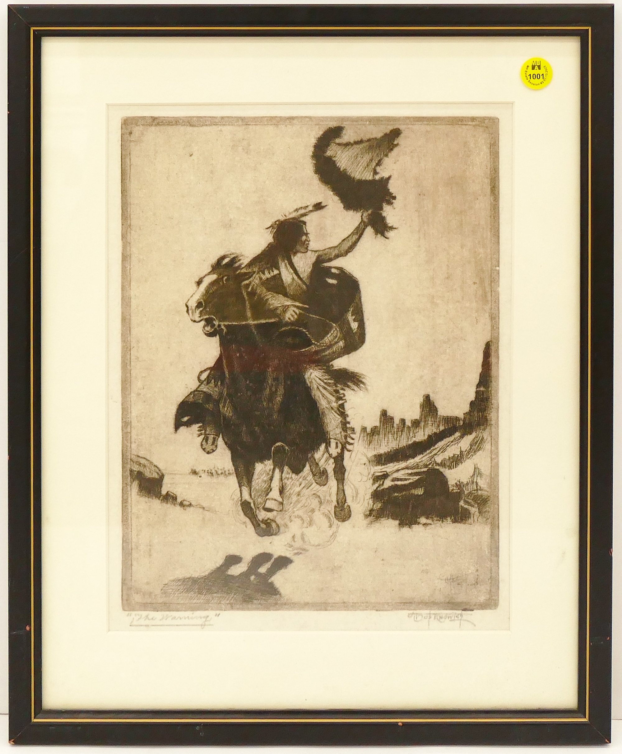 Joseph Edward Knowles, Sr. | ''THE WARNING'' INDIAN | MutualArt