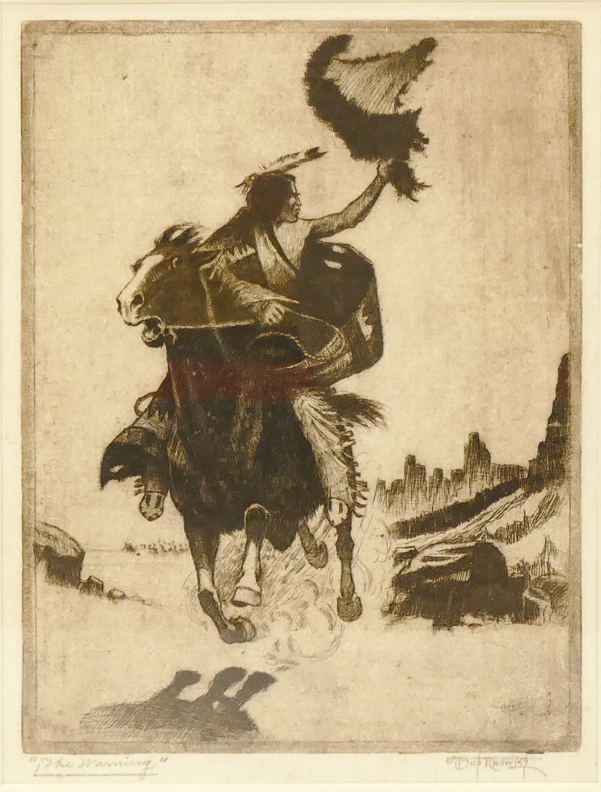 Joseph Edward Knowles, Sr. | ''THE WARNING'' INDIAN | MutualArt