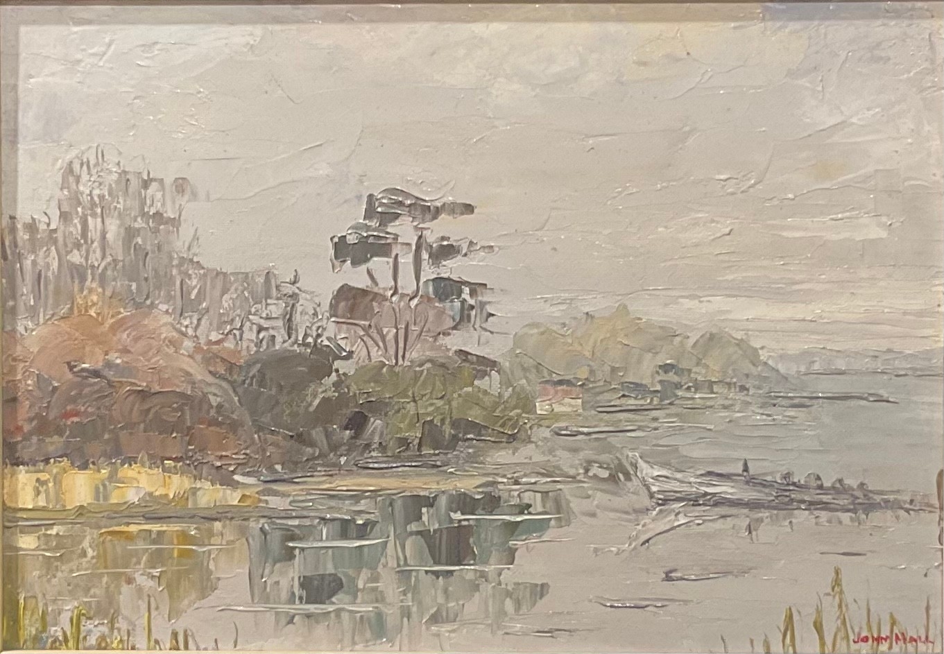 John George Hall | Wreck on the Hamble River | MutualArt