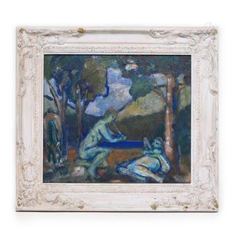 Pam Blok | PAM BLOK The Blue Chair | MutualArt
