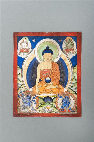 Group of Seven | A GROUP OF SEVEN TSAKALI THANGKAS | MutualArt