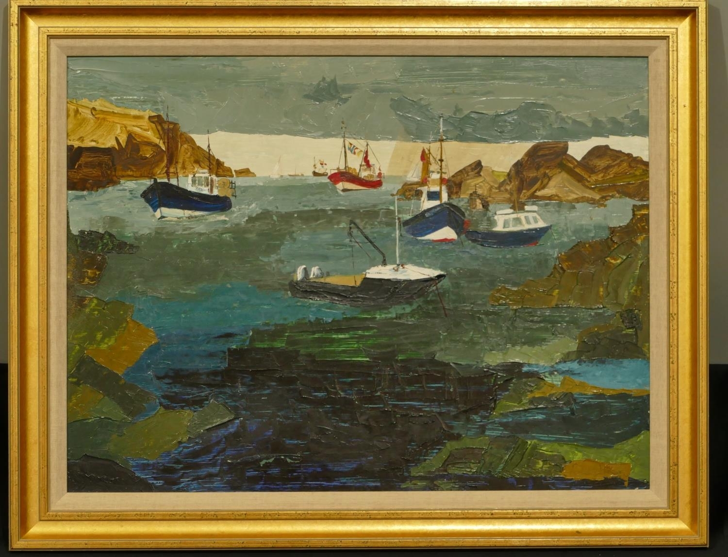 Michael Pullee | Hope Cove Weekend Fishing Boats Sheltering from the ...