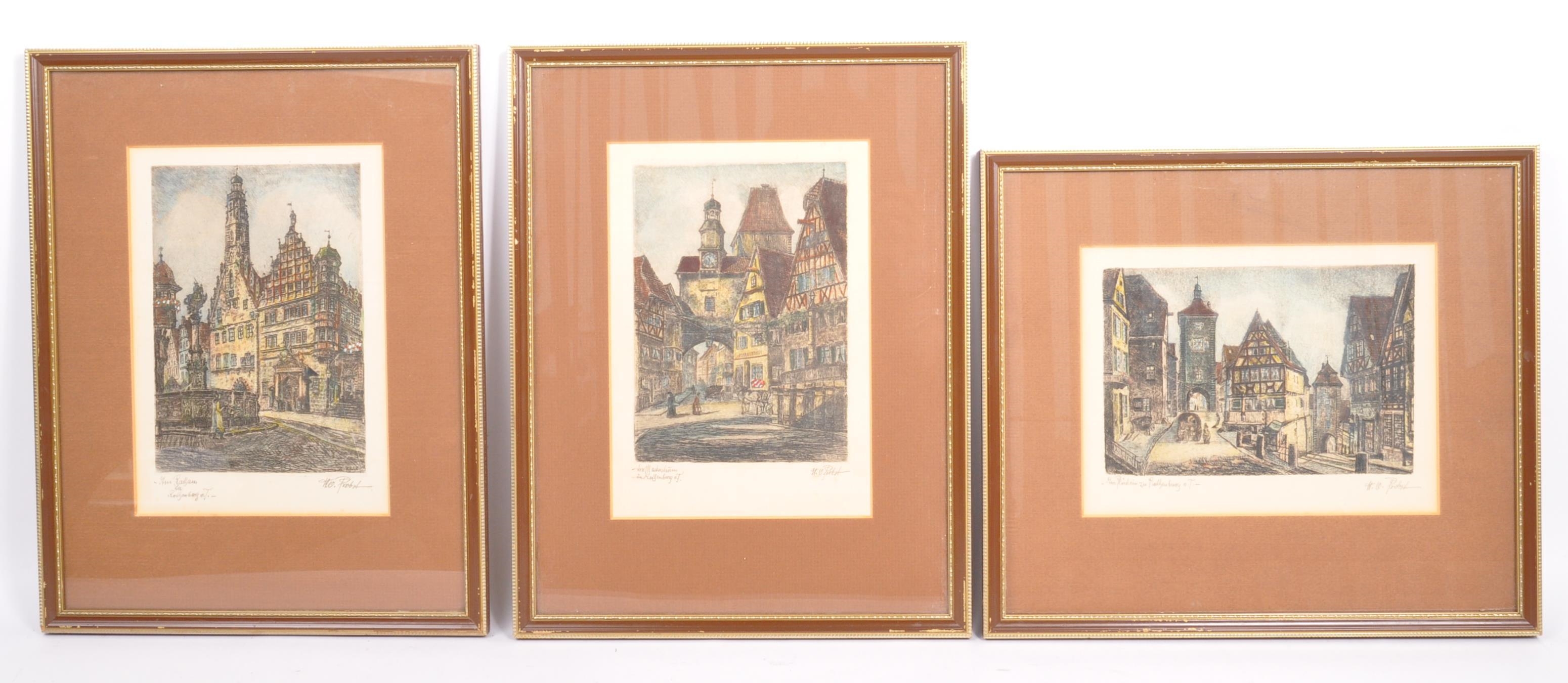 Otto Ferdinand Probst | THREE EARLY 19TH CENTURY ETCHINGS BY OTTO ...
