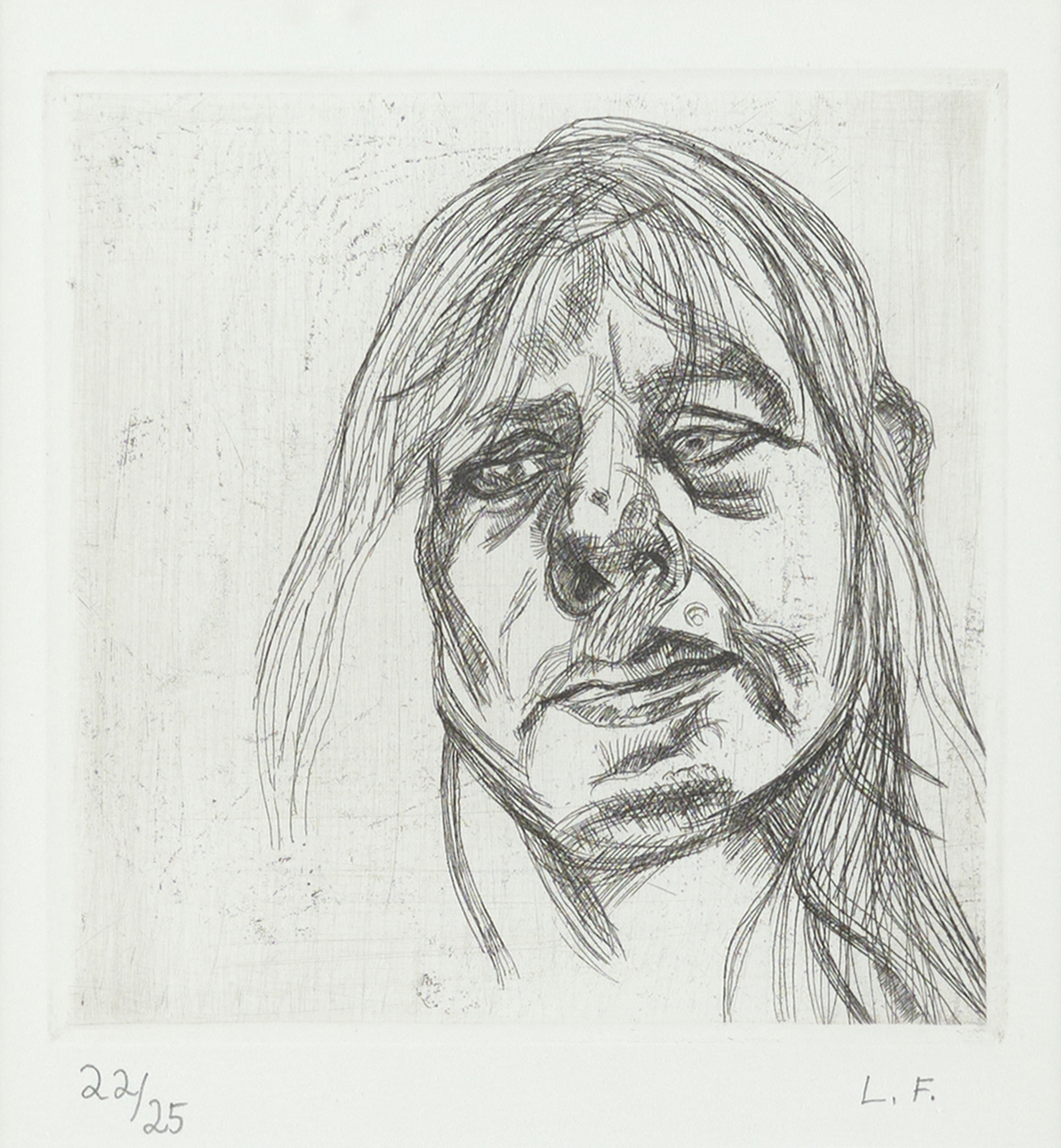 Lucian Freud | Head of a Woman (1982) | MutualArt