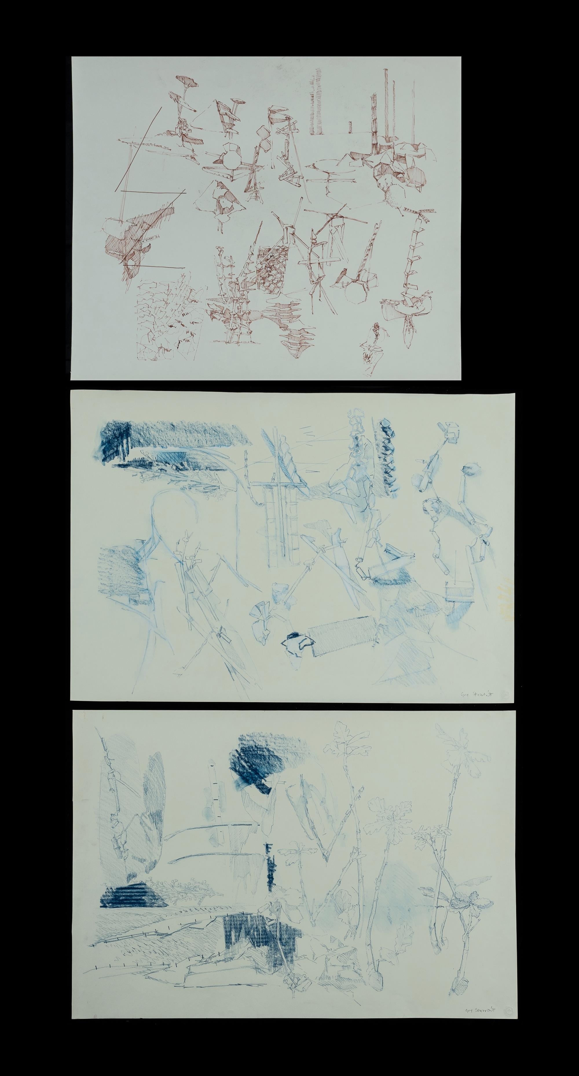 Guy Stuart | Various Drawings (1975) | MutualArt