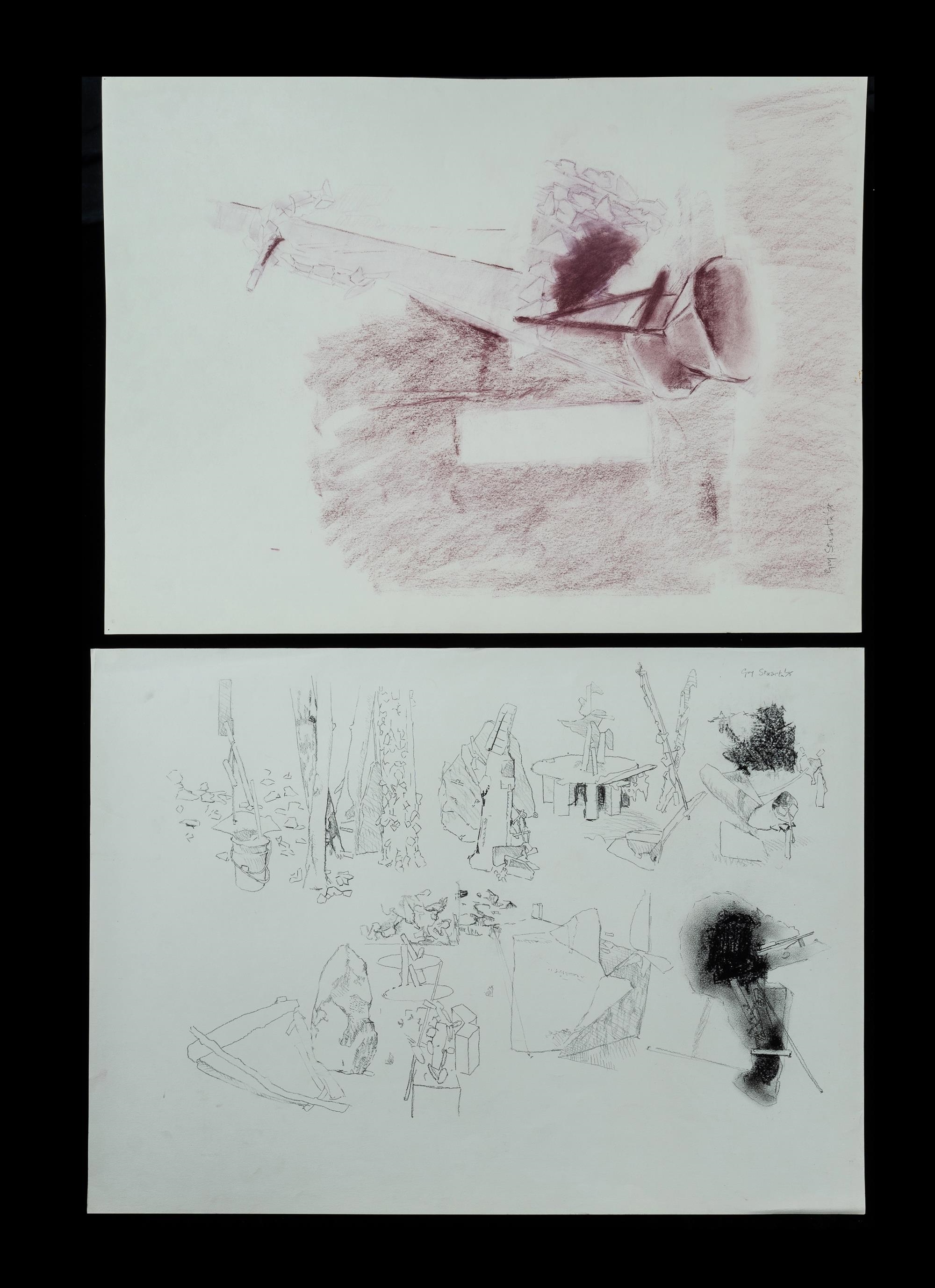 Guy Stuart | Various Drawings (1975) | MutualArt