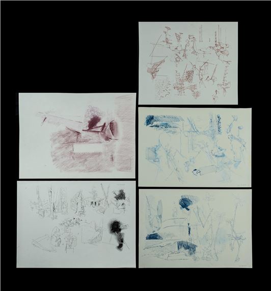 Guy Stuart | Various Drawings (1975) | MutualArt