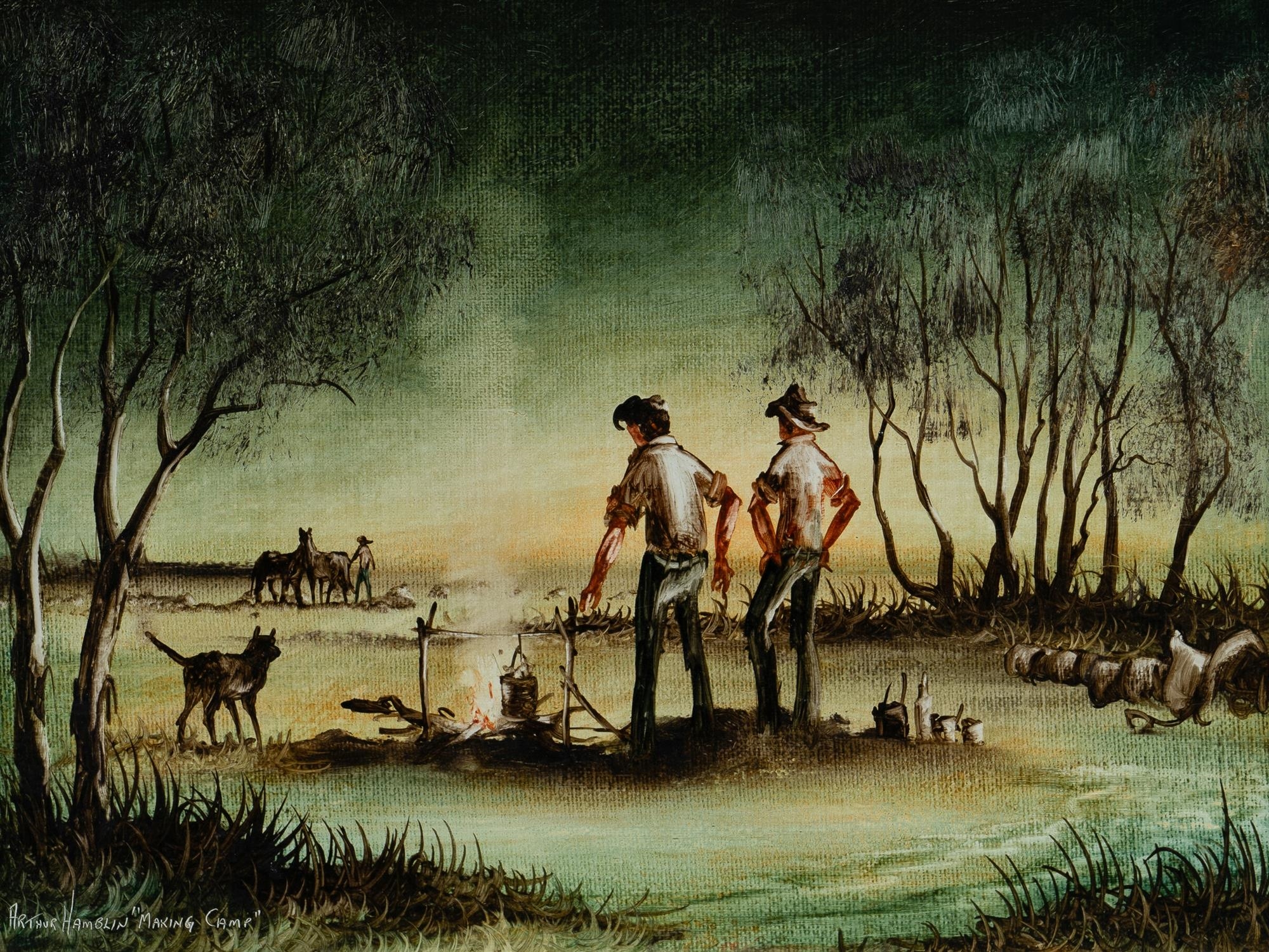 Arthur Hamblin | Making Camp | MutualArt