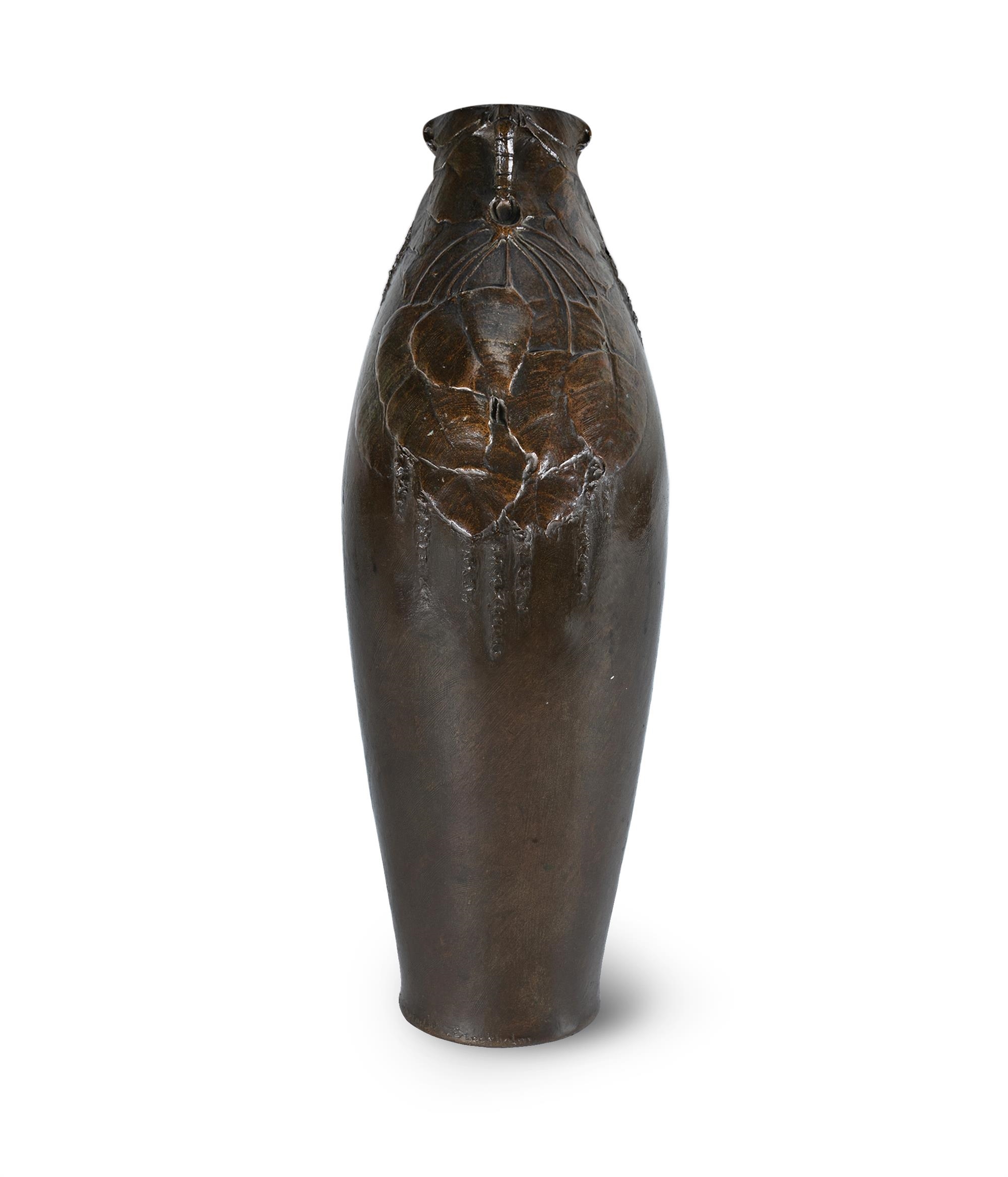 Hugo Elmqvist | Scandinavian Art Nouveau Bronze Vase (Circa 1900 ...