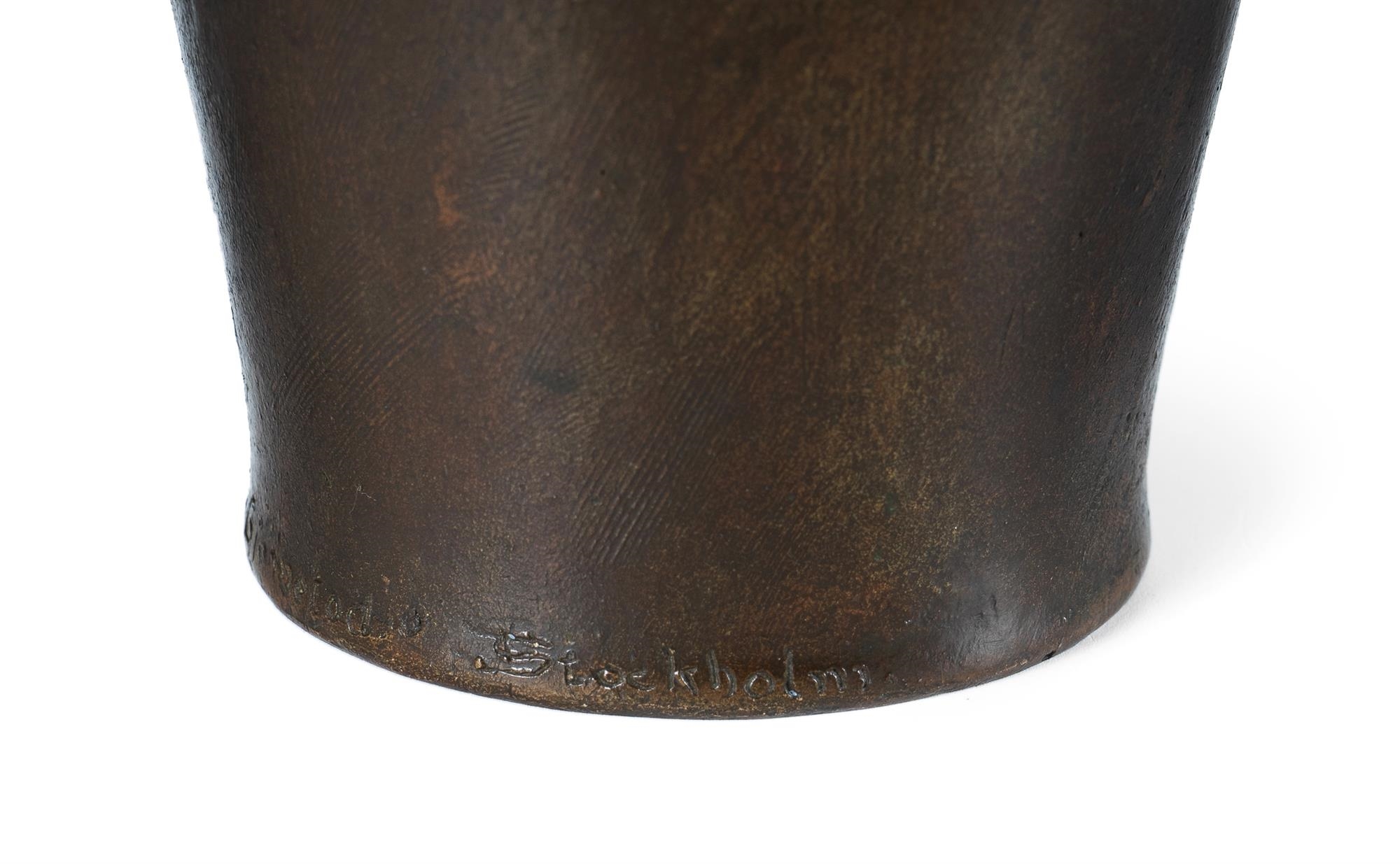 Hugo Elmqvist | Scandinavian Art Nouveau Bronze Vase (Circa 1900 ...