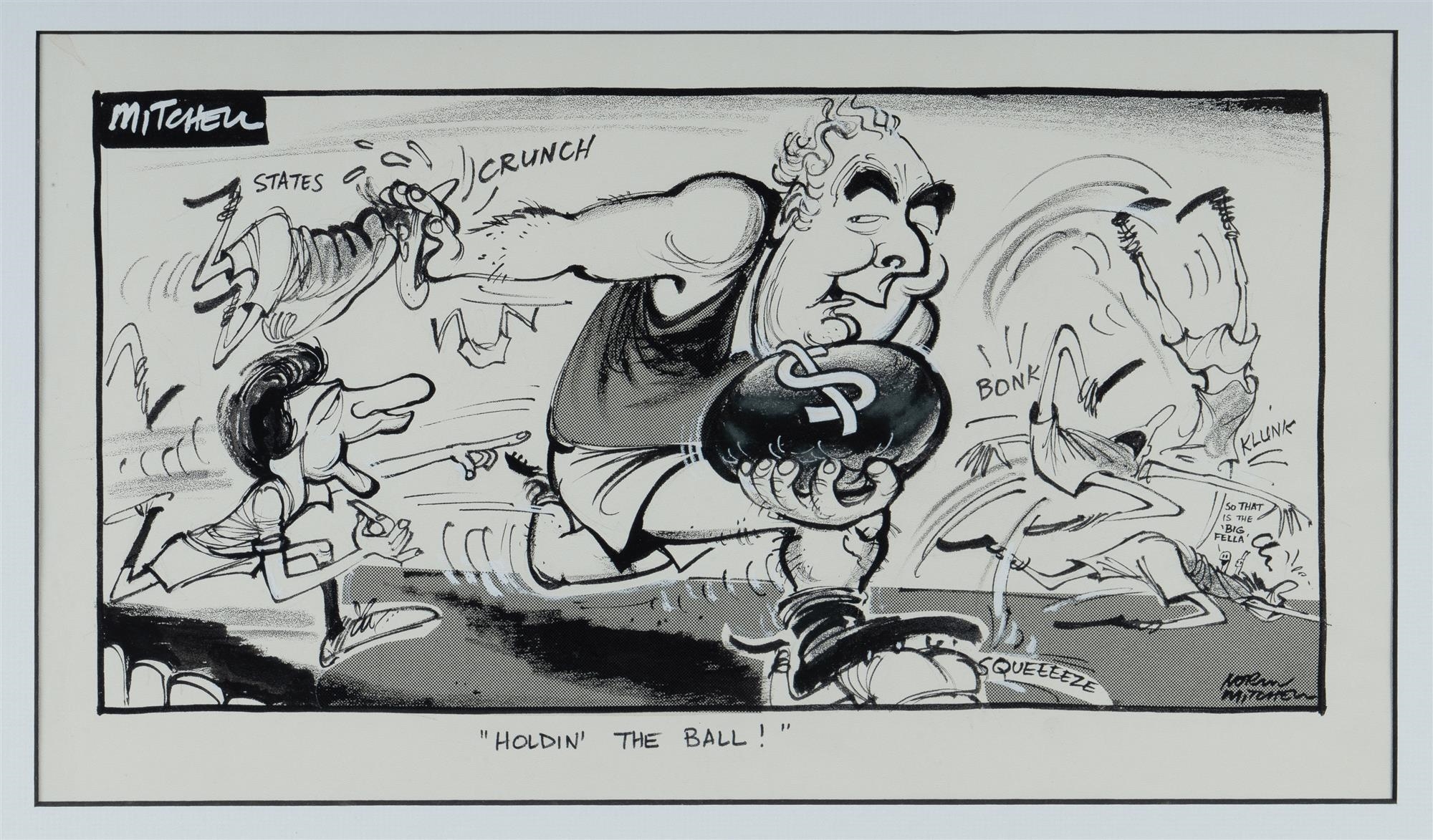Norm Mitchell | Four 1970s Whitlam Era Political Cartoons (1970s ...