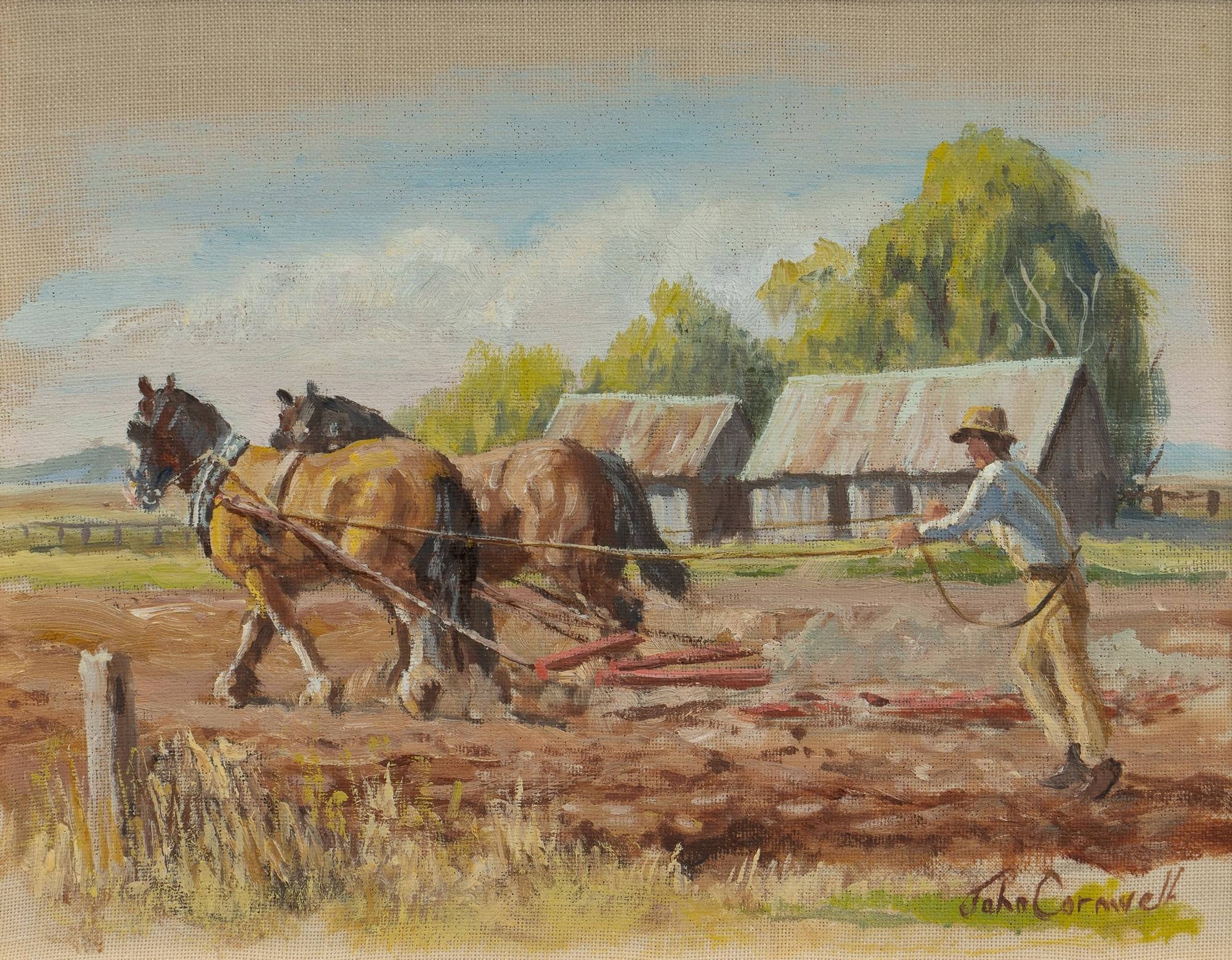 John Cornwell | Pete with Prince and Pearl | MutualArt