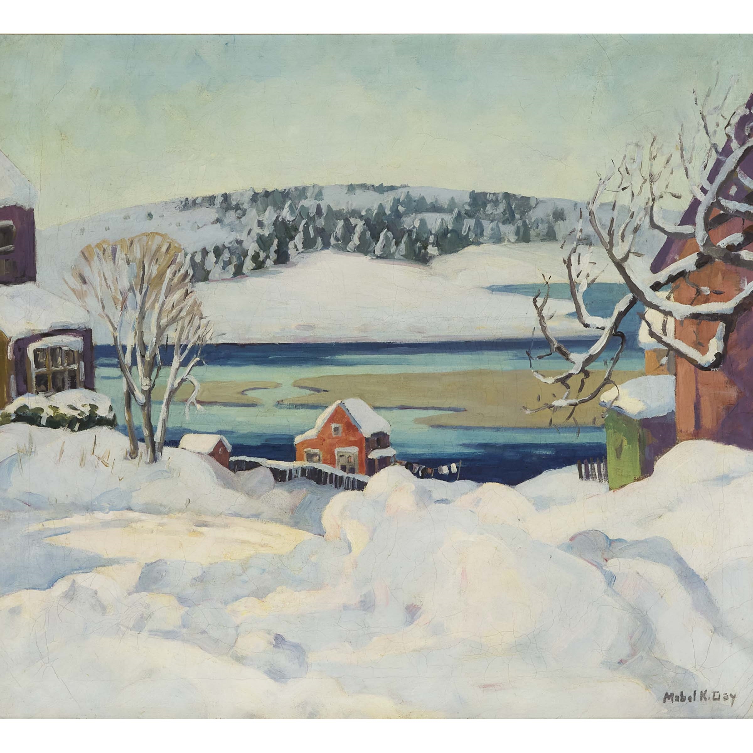 Mabel Killam Day | UNTITLED (WINTER LANDSCAPE) | MutualArt