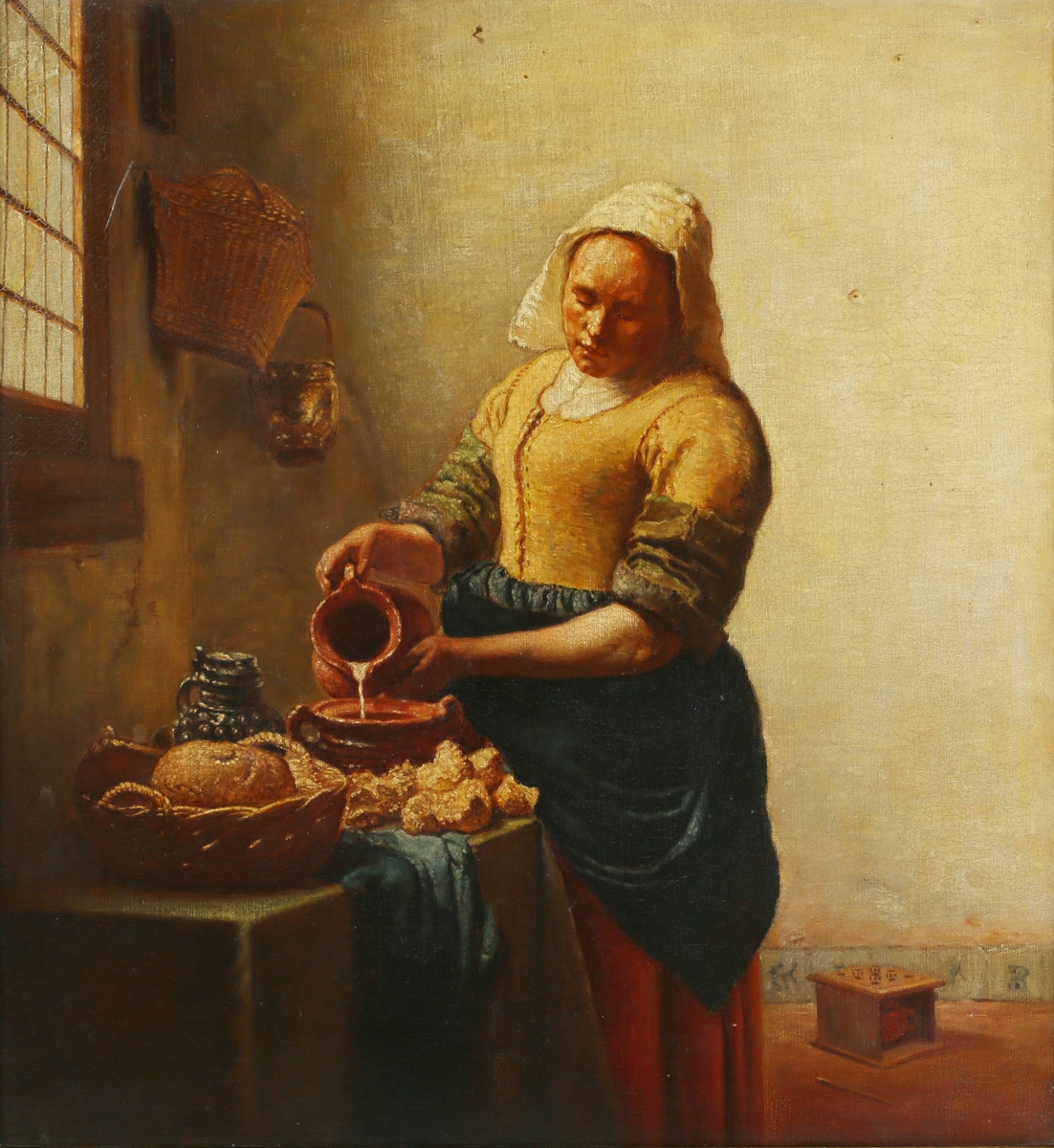 Jan Vermeer | The Milkmaid (20th Century) | MutualArt