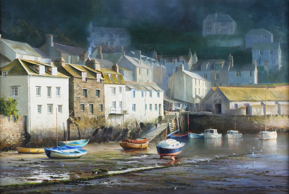 Duncan Palmer | Polperro Harbour (20th Century) | MutualArt