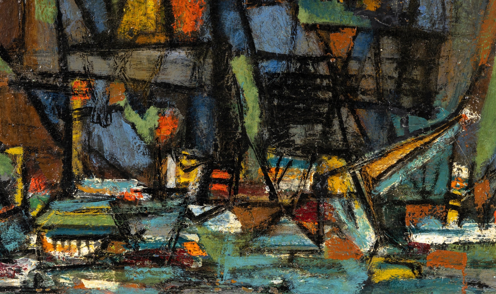 Marcel Janco | Untitled (Cityscape) | MutualArt