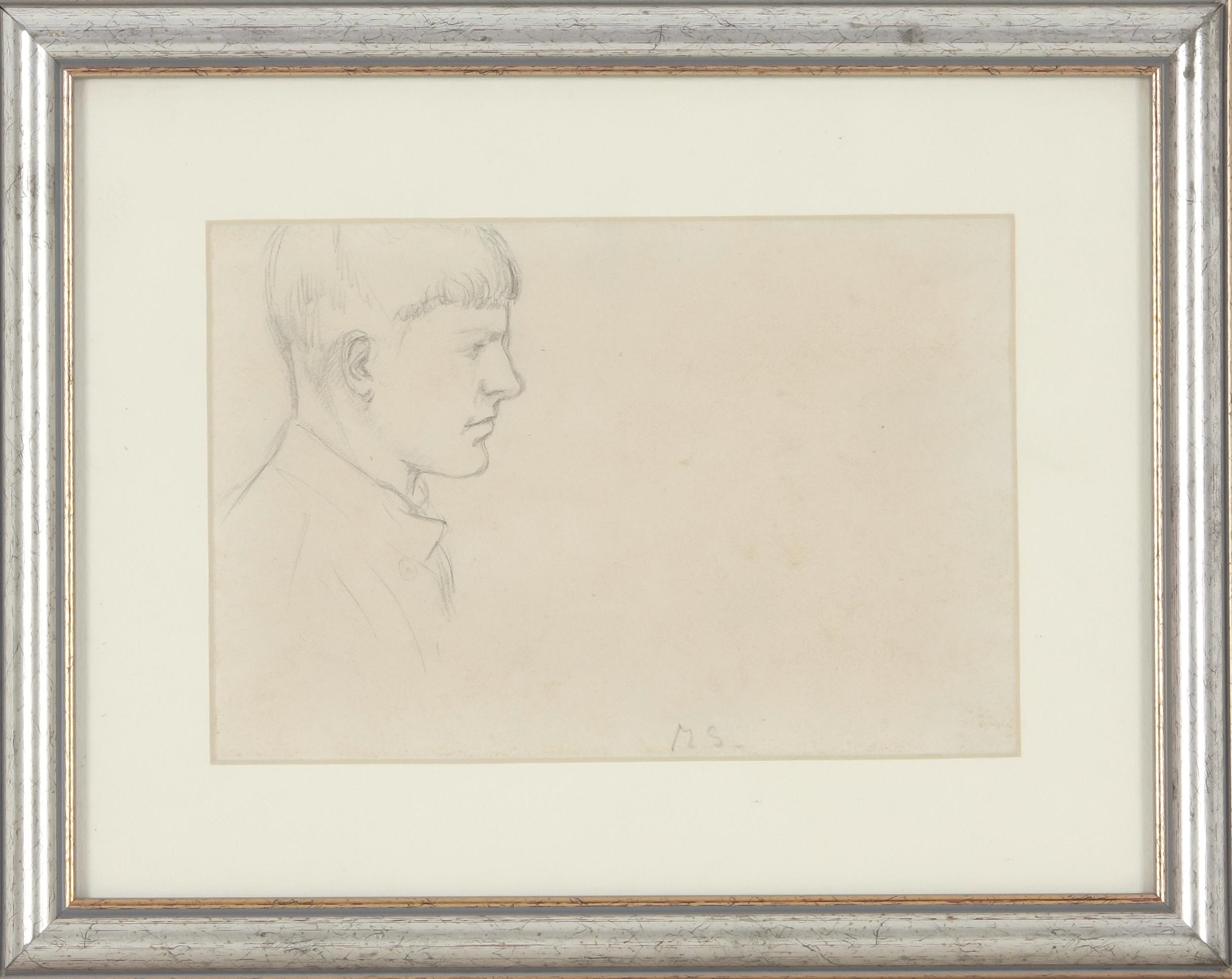 Maud Frances Eyston Sumner | STUDY SKETCH OF A MAN | MutualArt