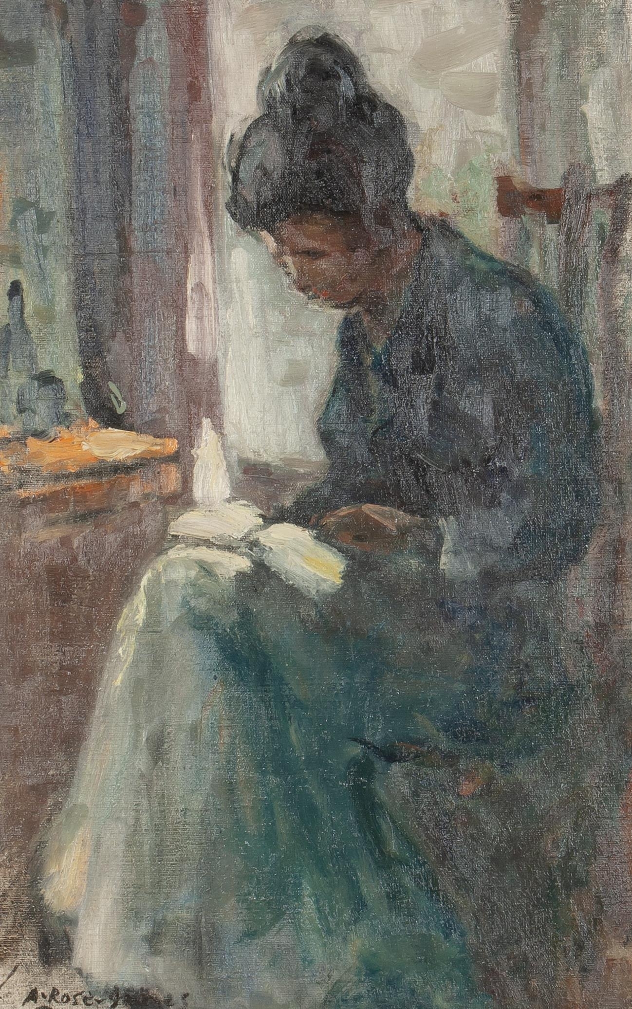 Alexander Rose-Innes | WOMAN READING (1968) | MutualArt